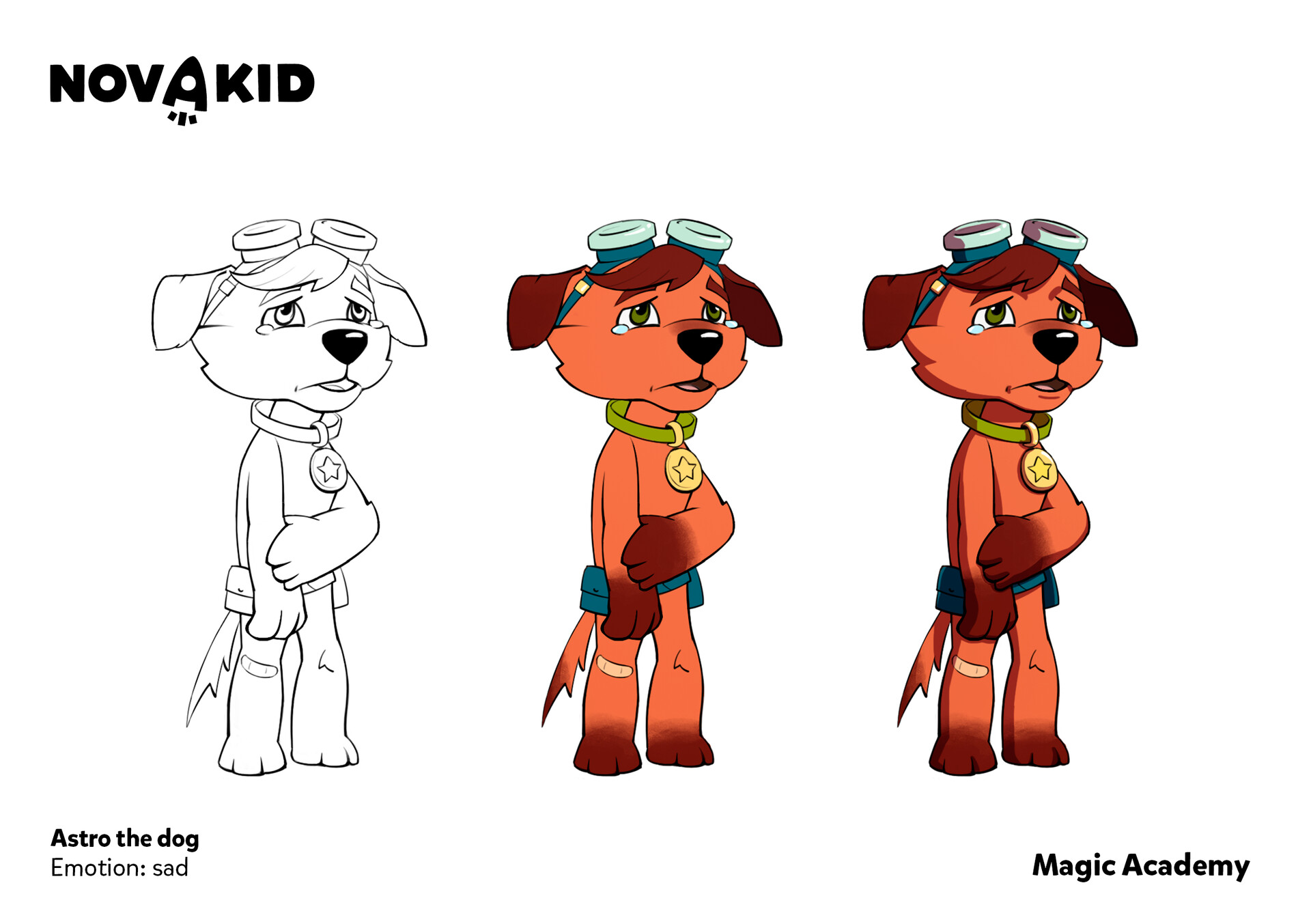 Pavel Bolshakov - Сharacters emotions \ Novakid © \ Magic Acedemy