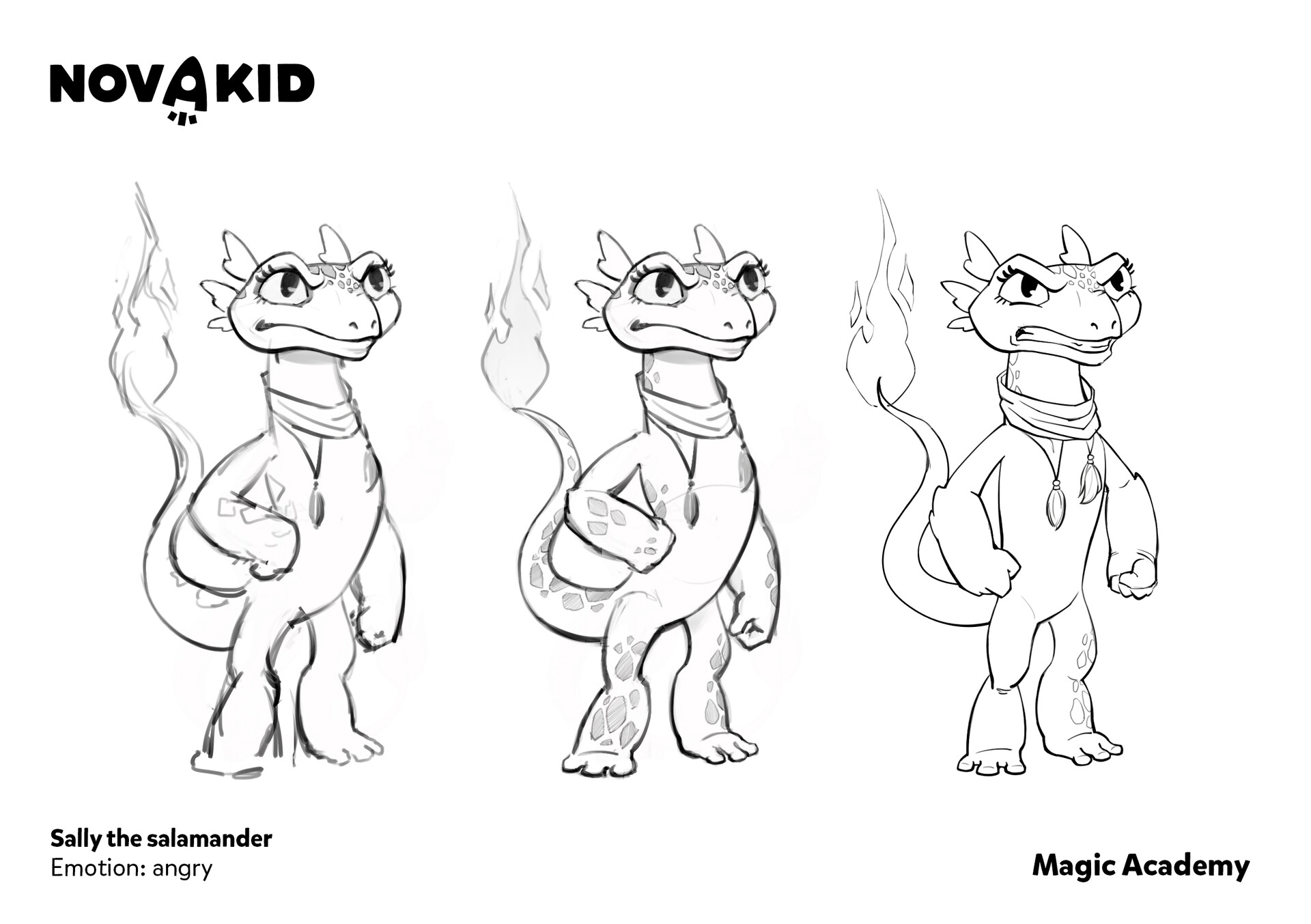 Pavel Bolshakov - Сharacters emotions \ Novakid © \ Magic Acedemy