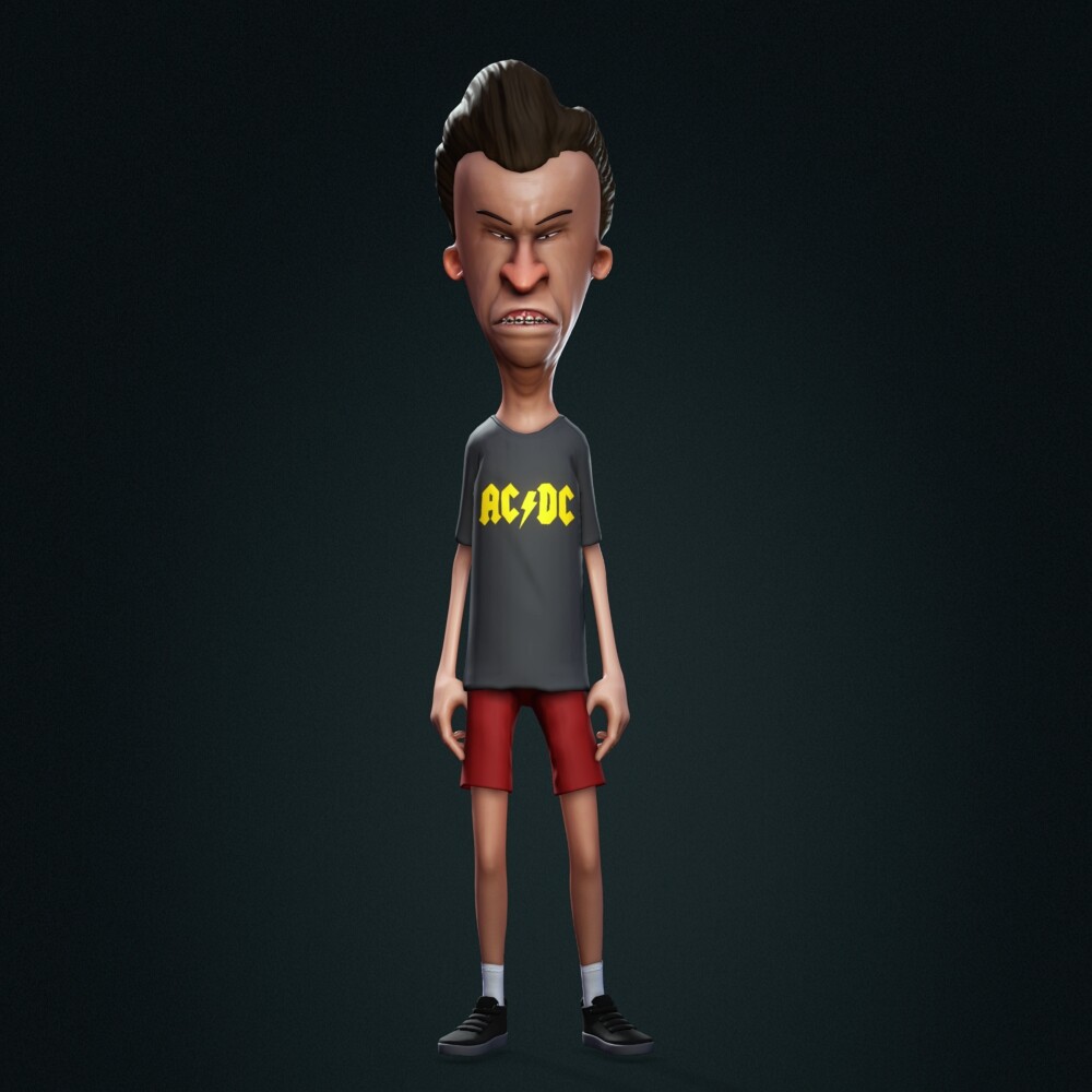 ArtStation - Butt-Head for Character Creator