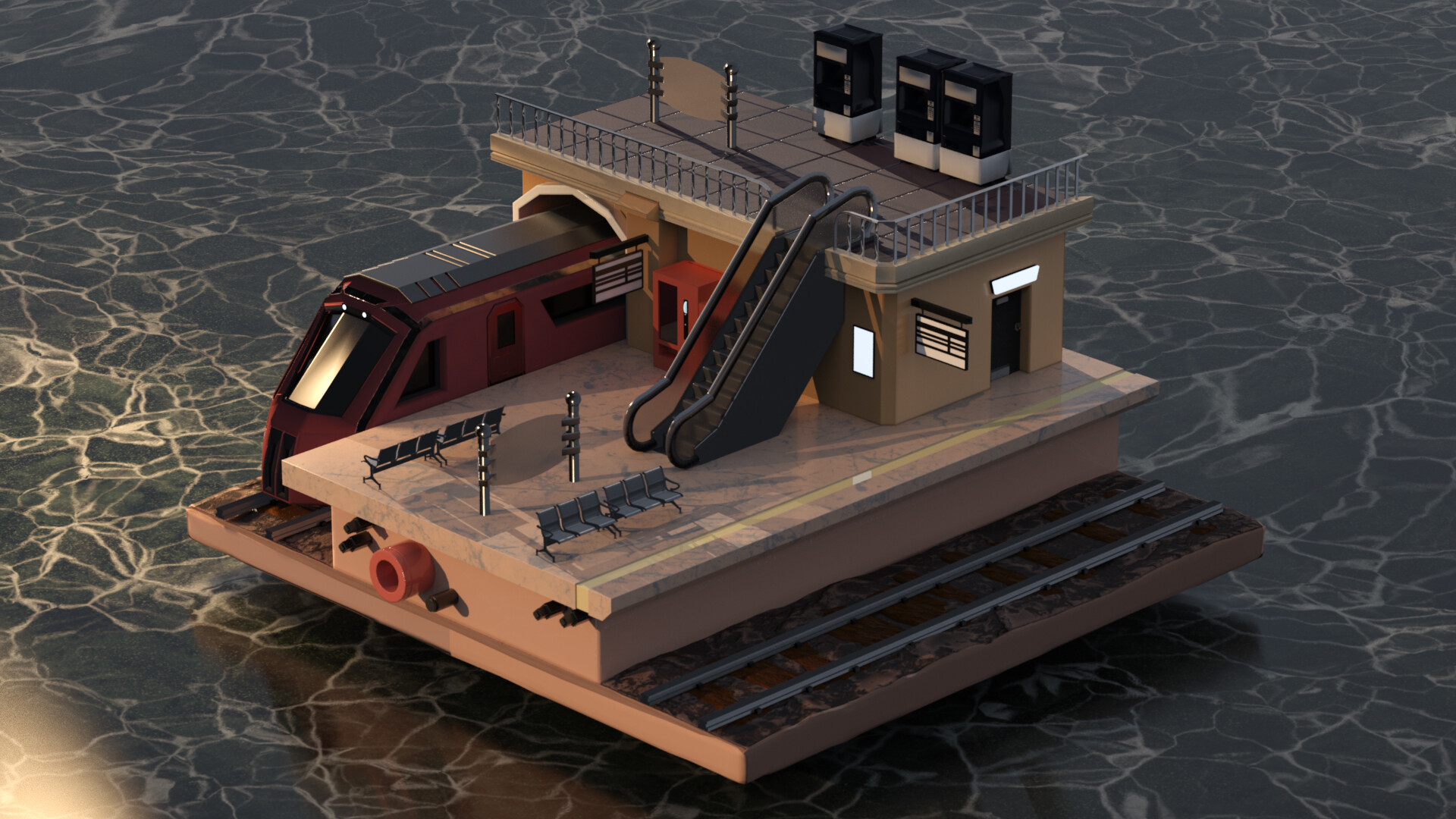 ArtStation - Mini Subway