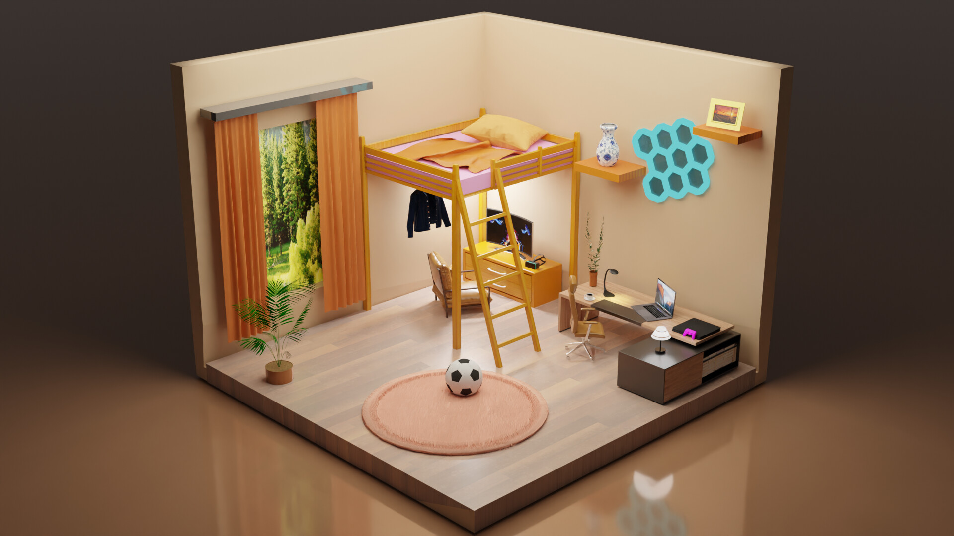 ArtStation - 3D Room