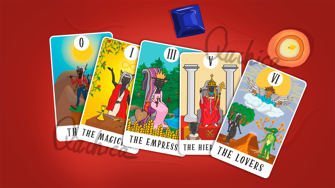 ArtStation - OC Tarot Card Deck