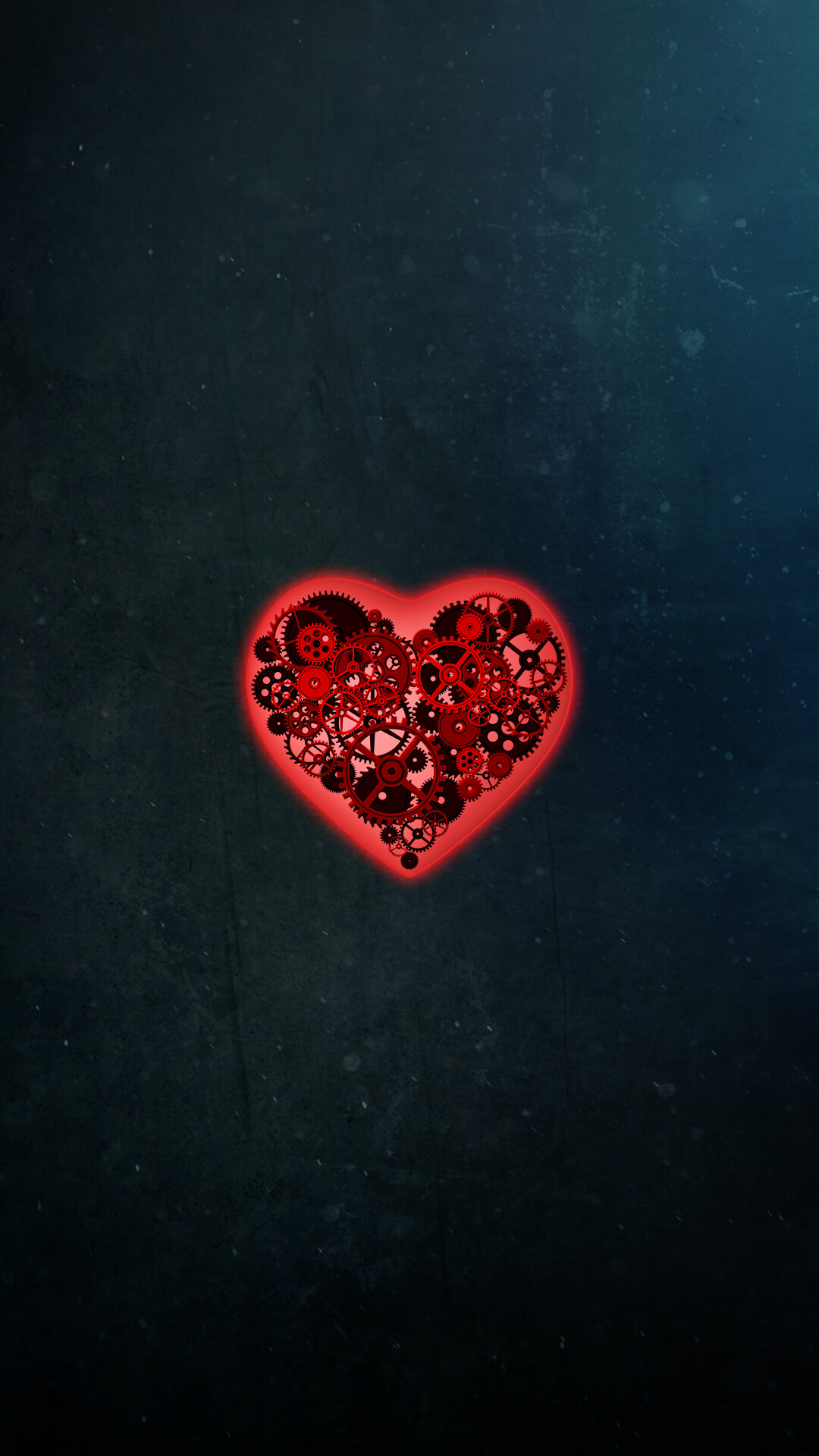 ArtStation - Some Heart stuff - Glowing heart with gears inside