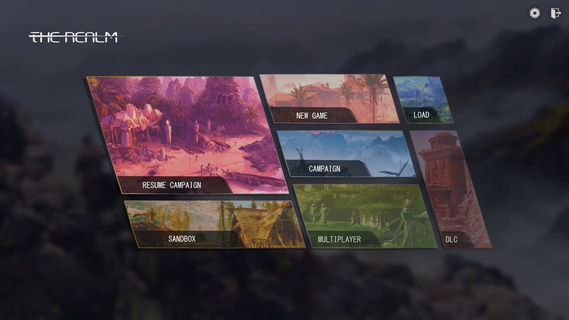 Mariia Shirko - The Realm Game Interface Concept