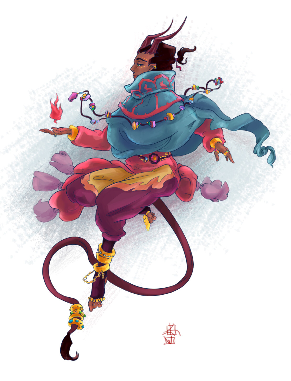 ArtStation - Fire jinn