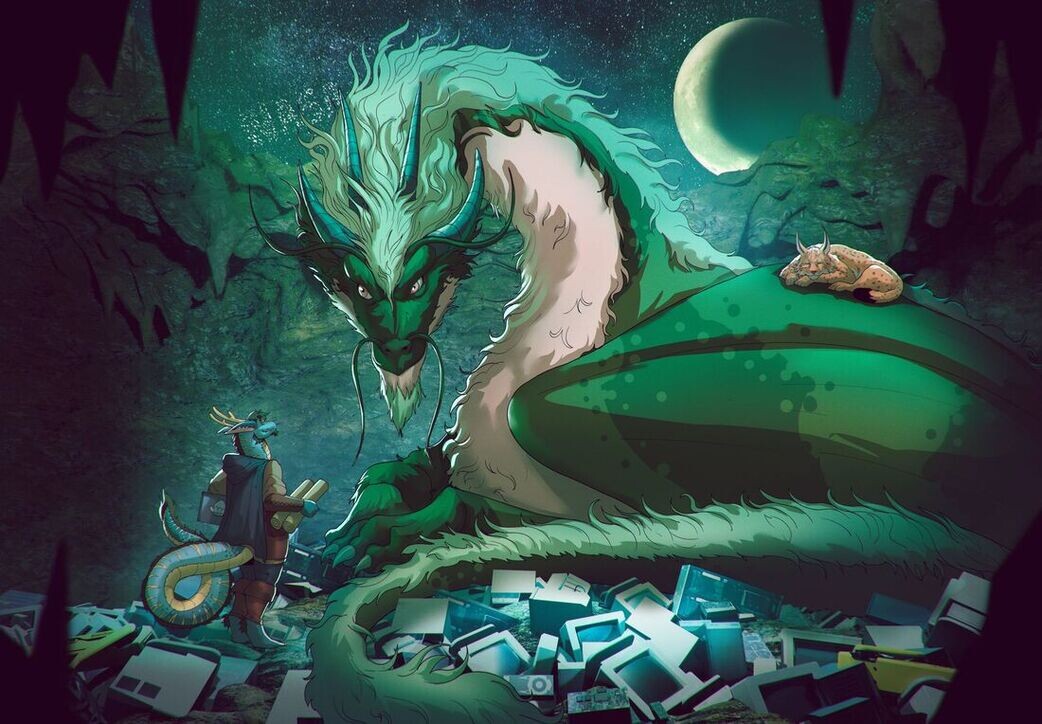 ArtStation - Sage Dragon commission