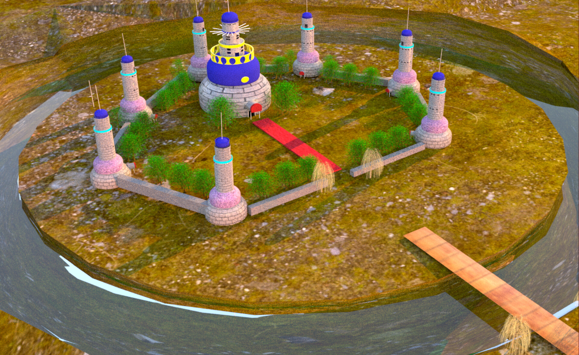 ArtStation - King Piccolo's castle