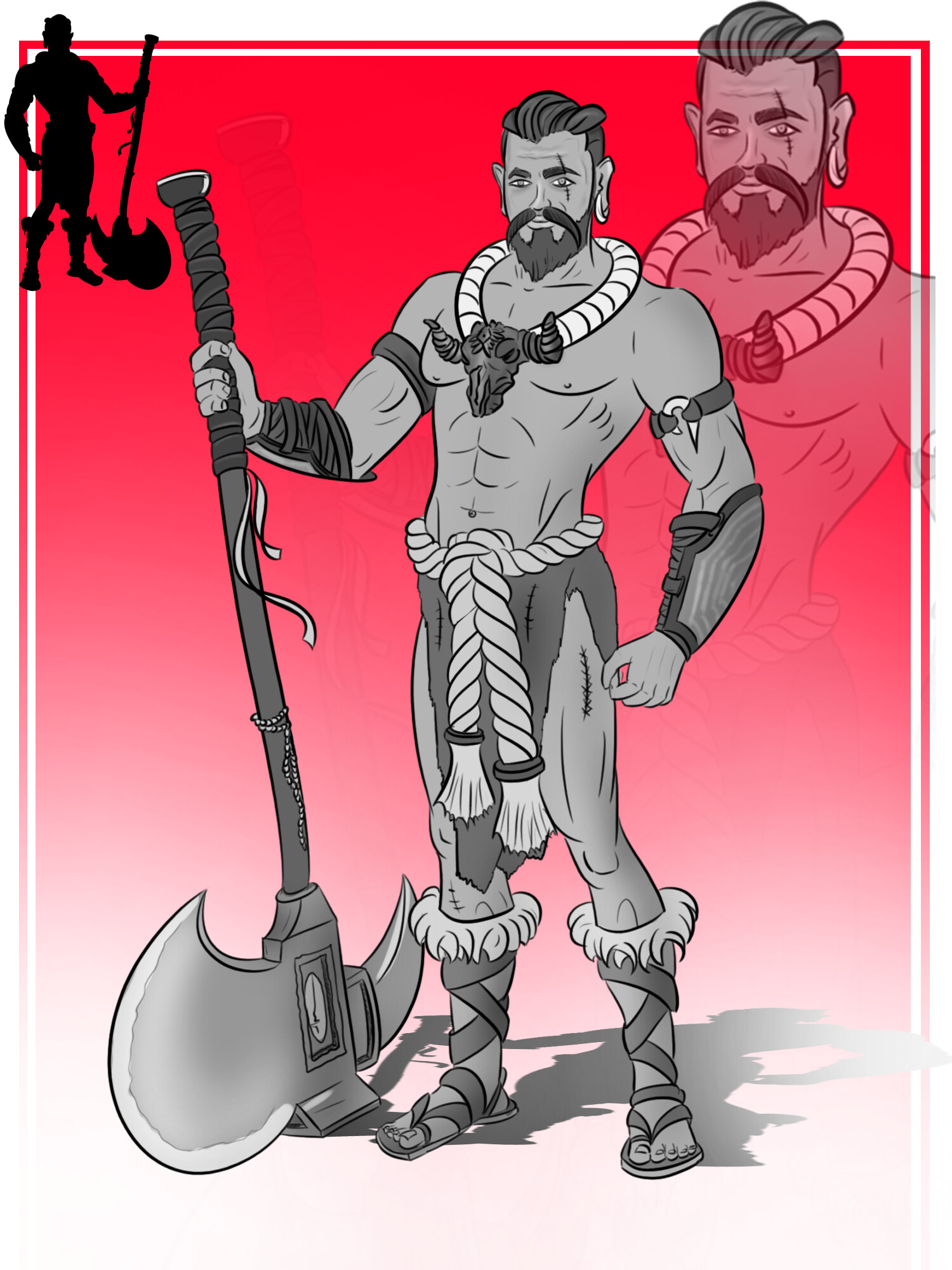 ArtStation - Medieval Man Character Concept Art