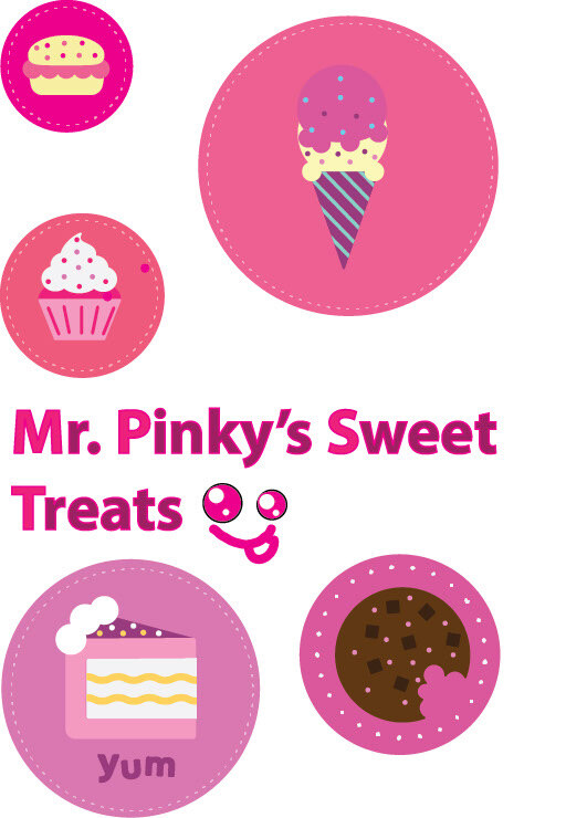 ArtStation - Mr. Pinky’s Sweet Treats Logo