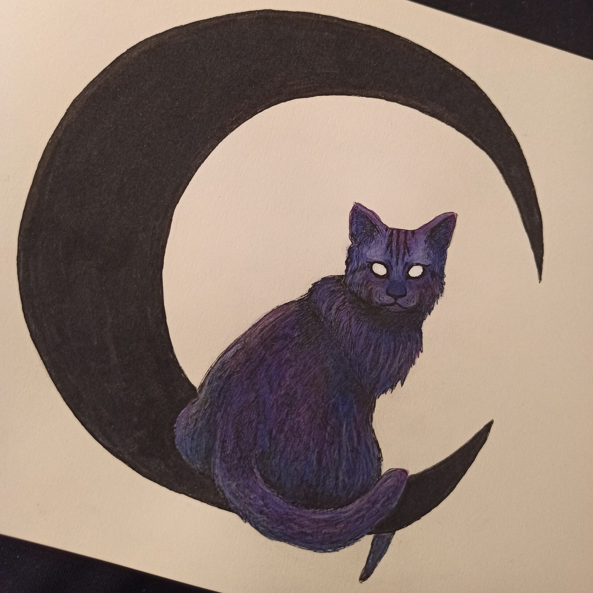 ArtStation - Purple cat