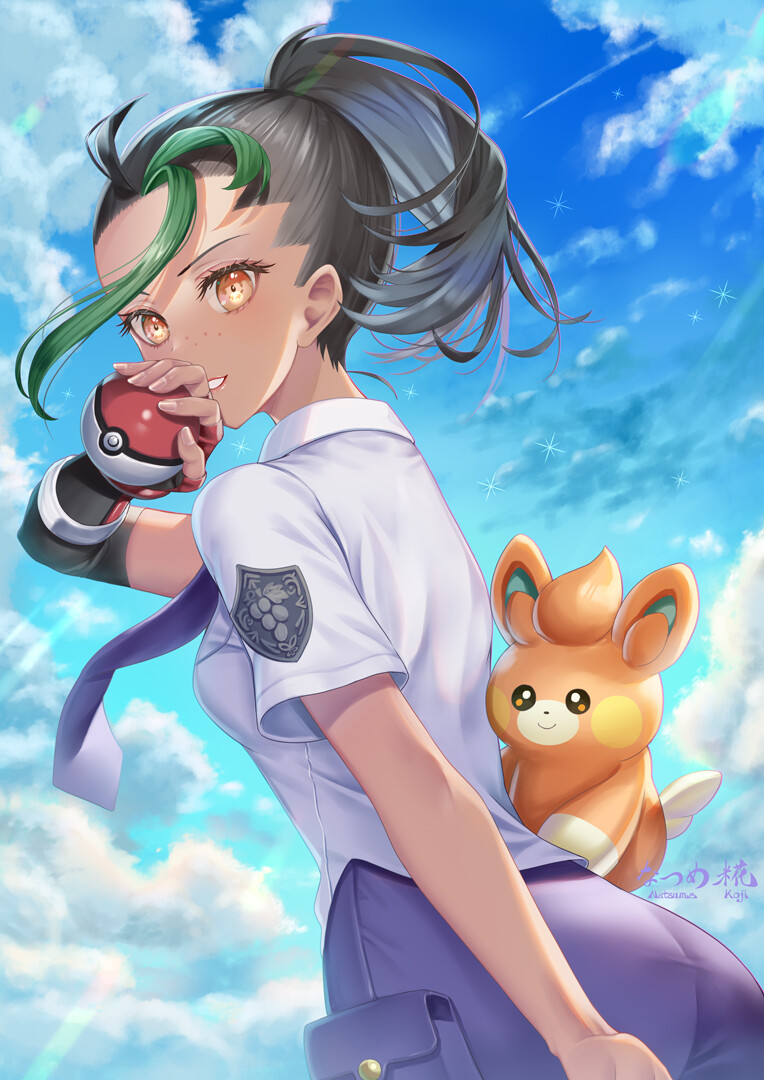 ArtStation - Nemona and Pawmi (Pokemon SV)