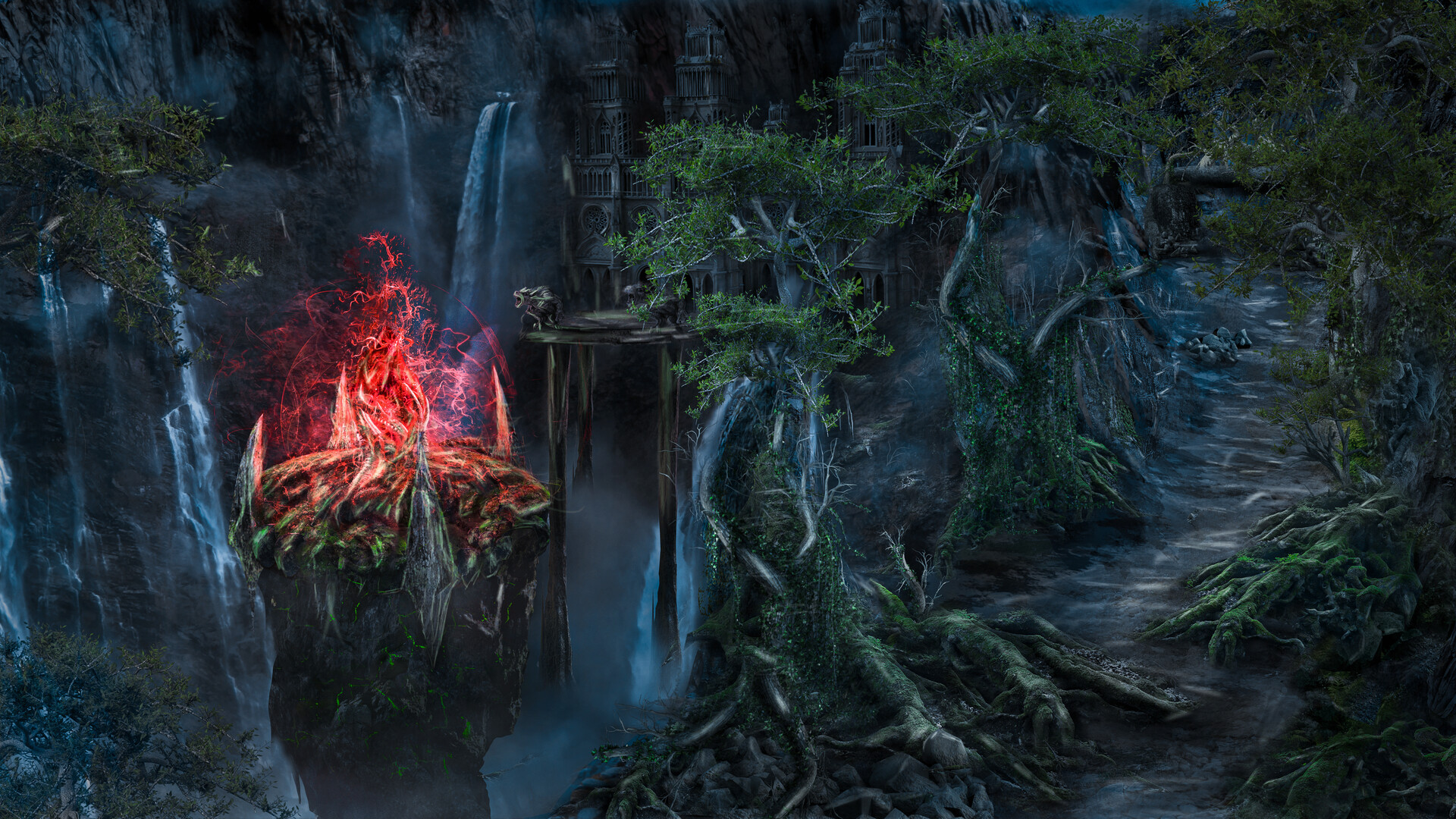 ArtStation - dark magic photo manipulation