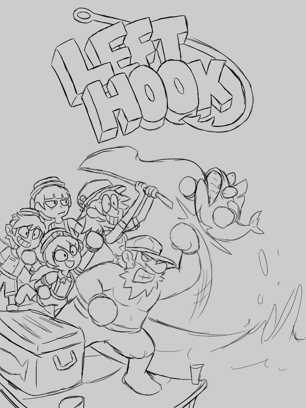 Riley Chiang - Left Hook: Cover Art