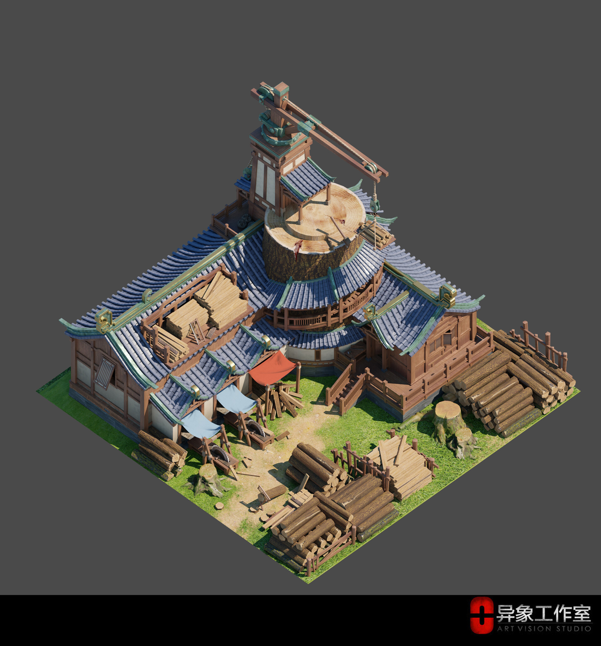 Dawnpu at Art vision studio - 国风SLG单体