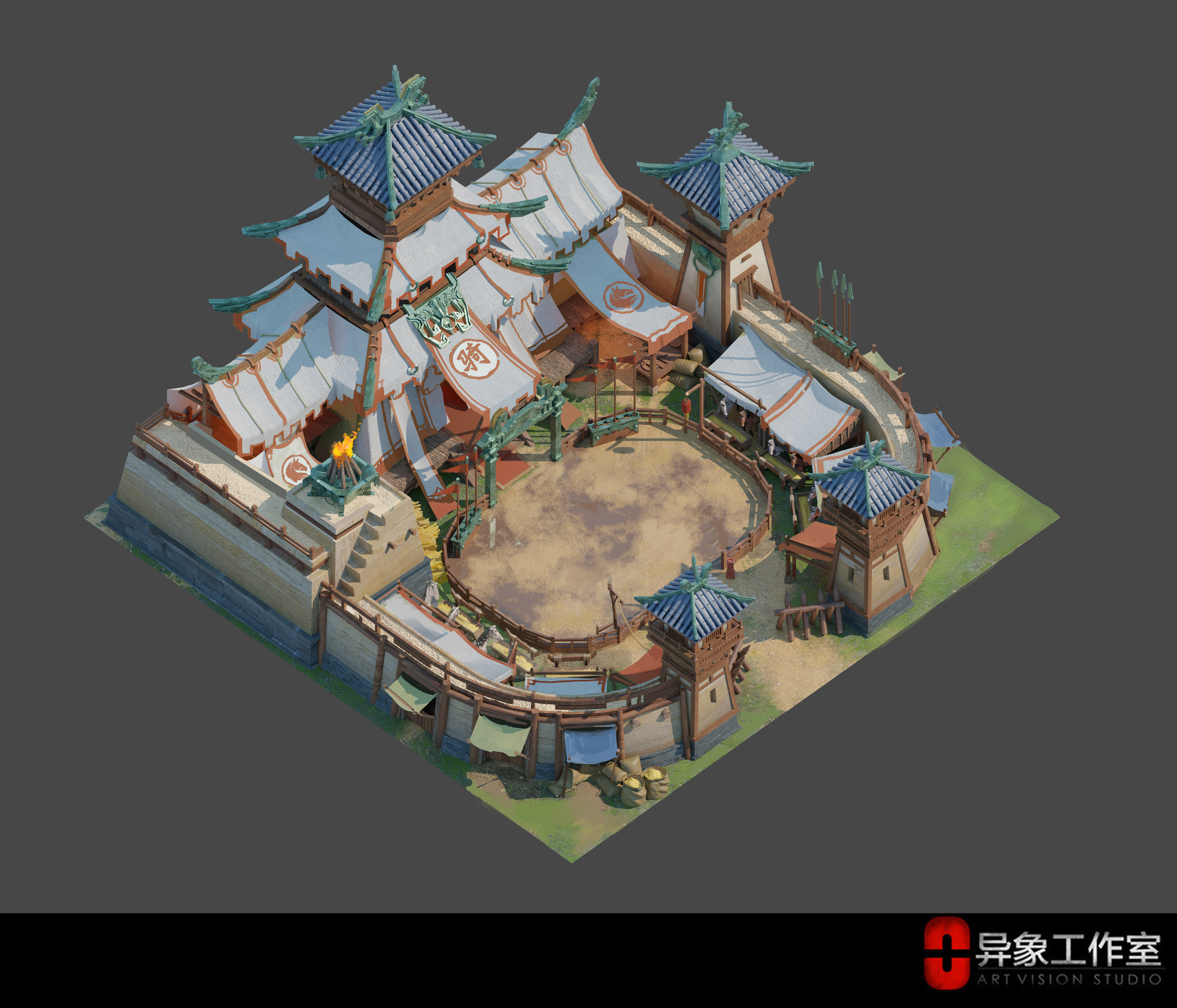 Dawnpu at Art vision studio - 国风SLG单体