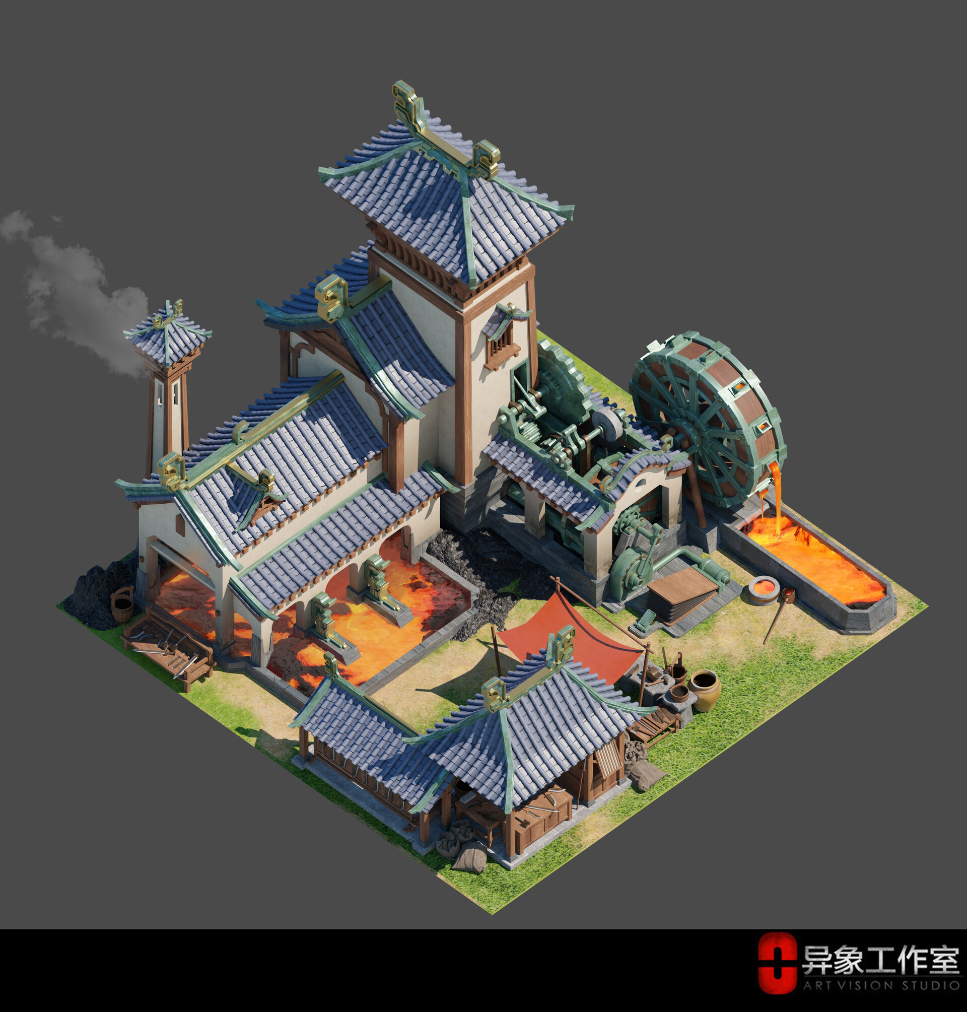 Dawnpu at Art vision studio - 国风SLG单体