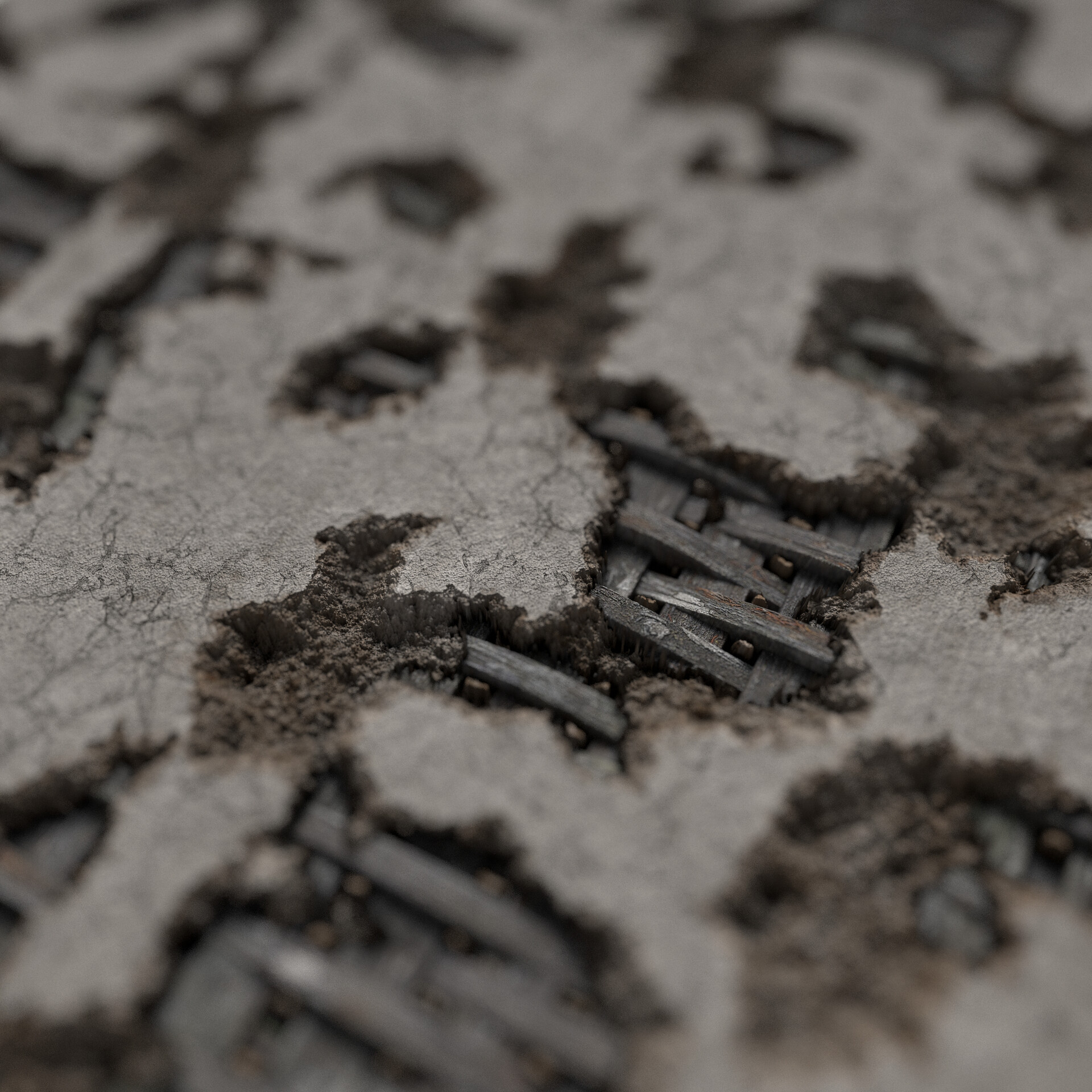 David L. Lemieux - Wattle and Daub Wall PBR Material 001