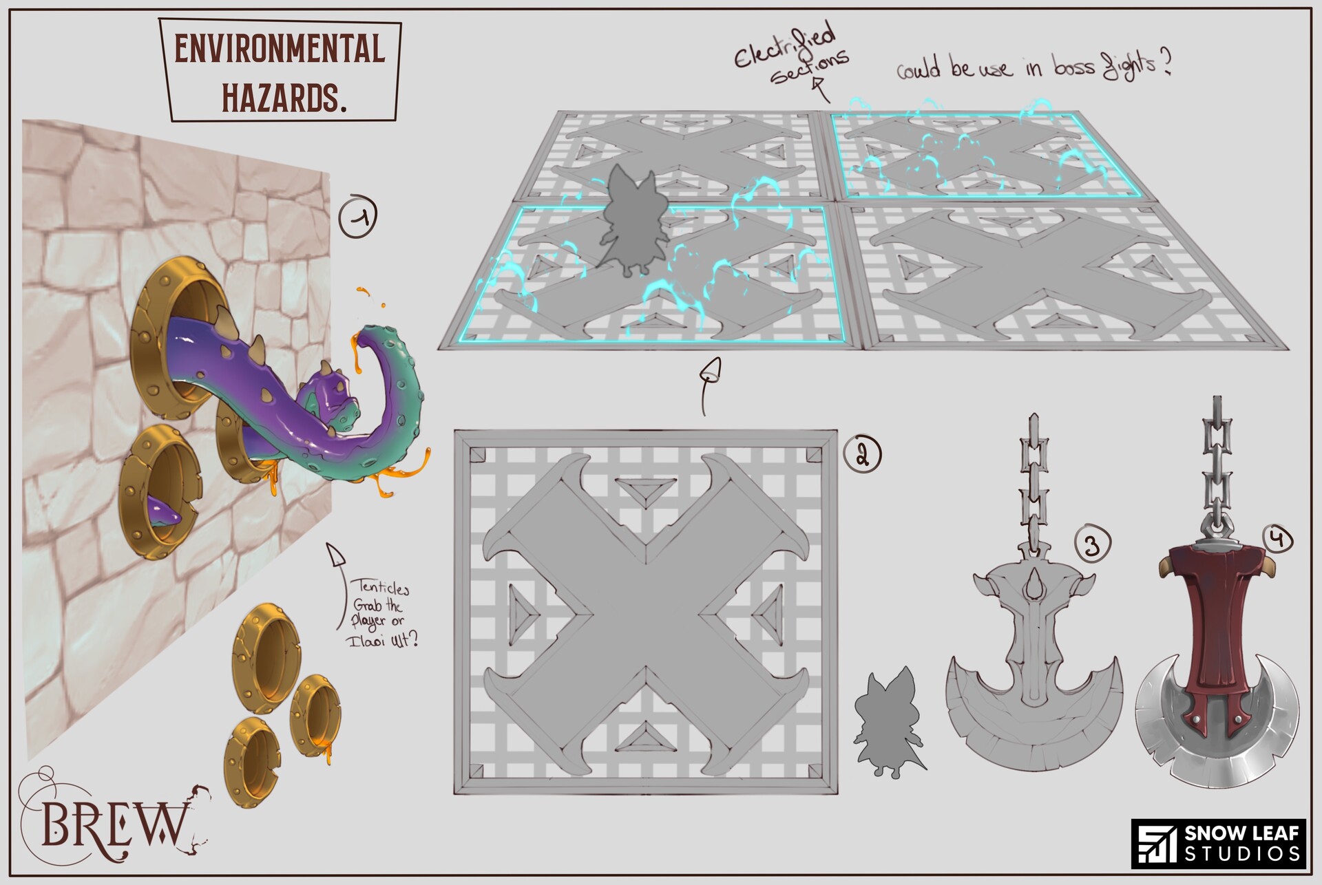 ArtStation - Brew Biology Floor, Environment Assets