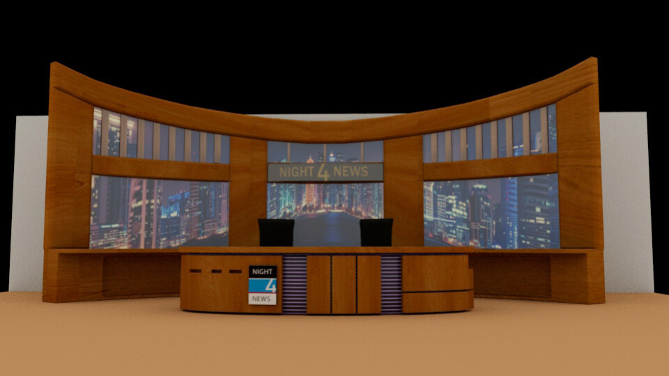 ArtStation - News Studio 3D Model