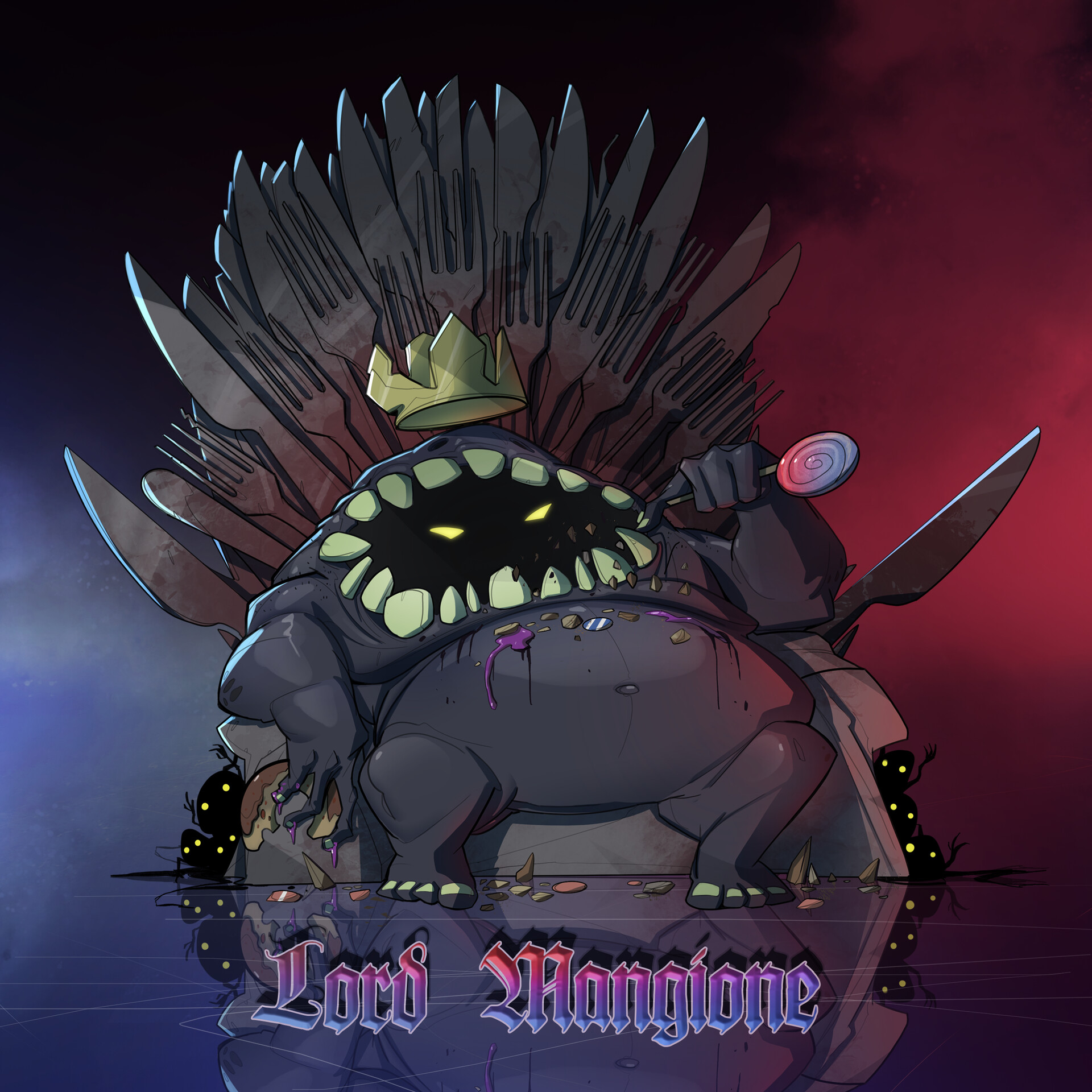 ArtStation - Sweet Cherry Pie vs Evil "Enemies"