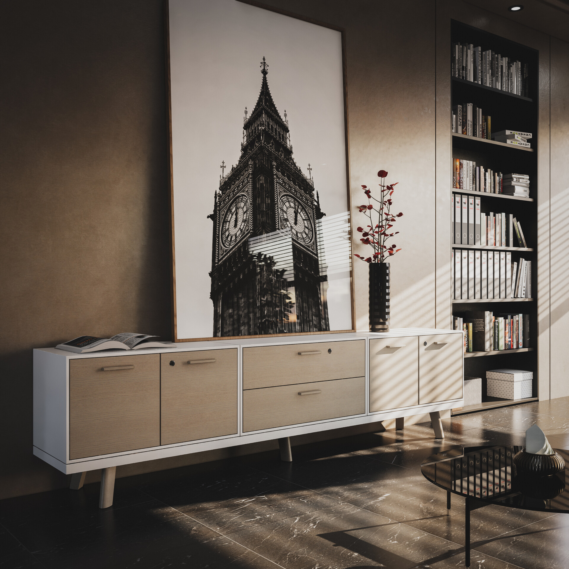 ArtStation - Interior 3D Visualisation & Design of an Office Space