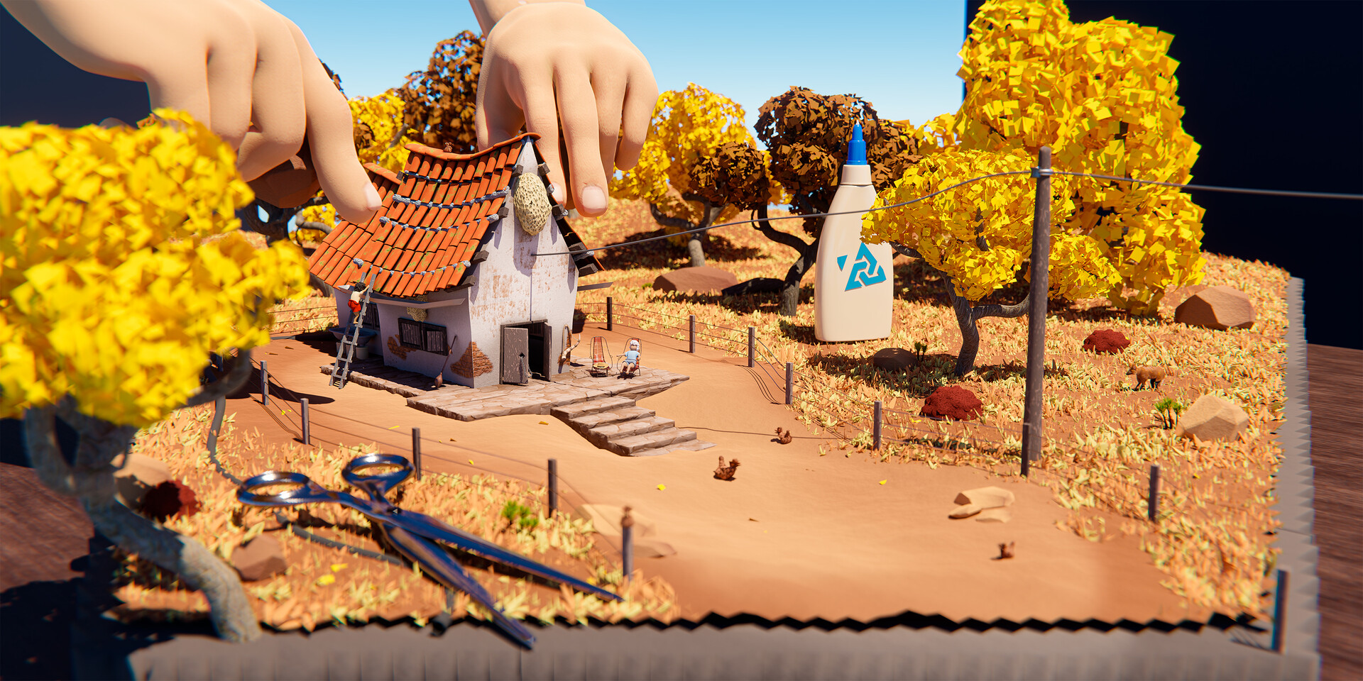 ArtStation - Autumn in the Cerrado - Diorama