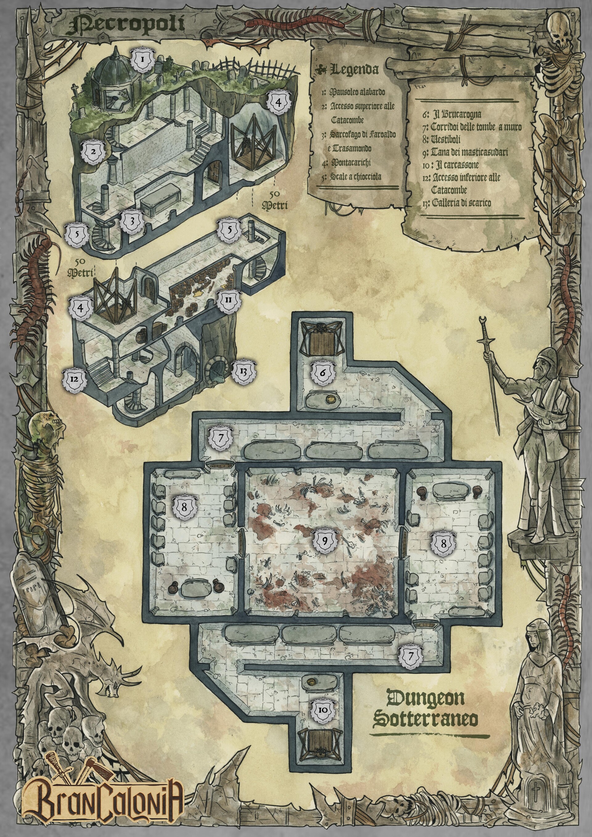 ArtStation - Brancalonia rpg Map Set!