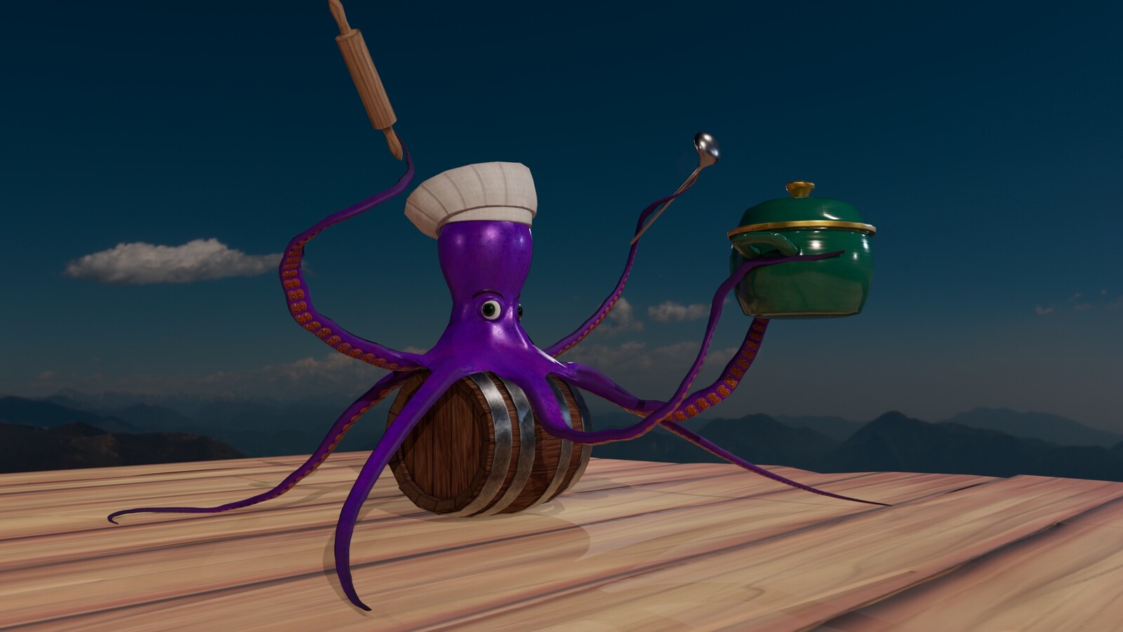 Nastya Fartueva - Octopus Chef