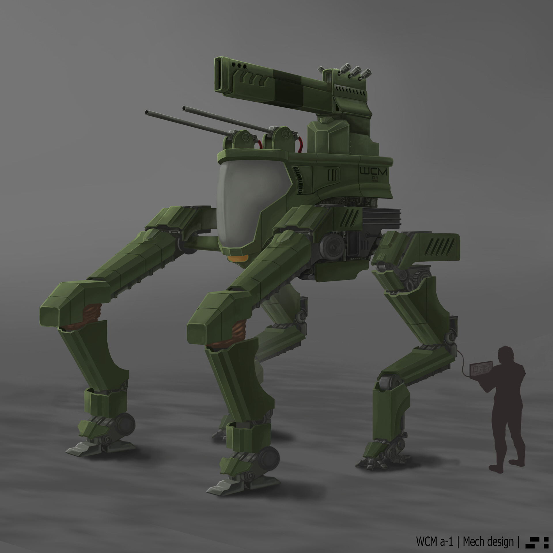 ArtStation - Walking mech design