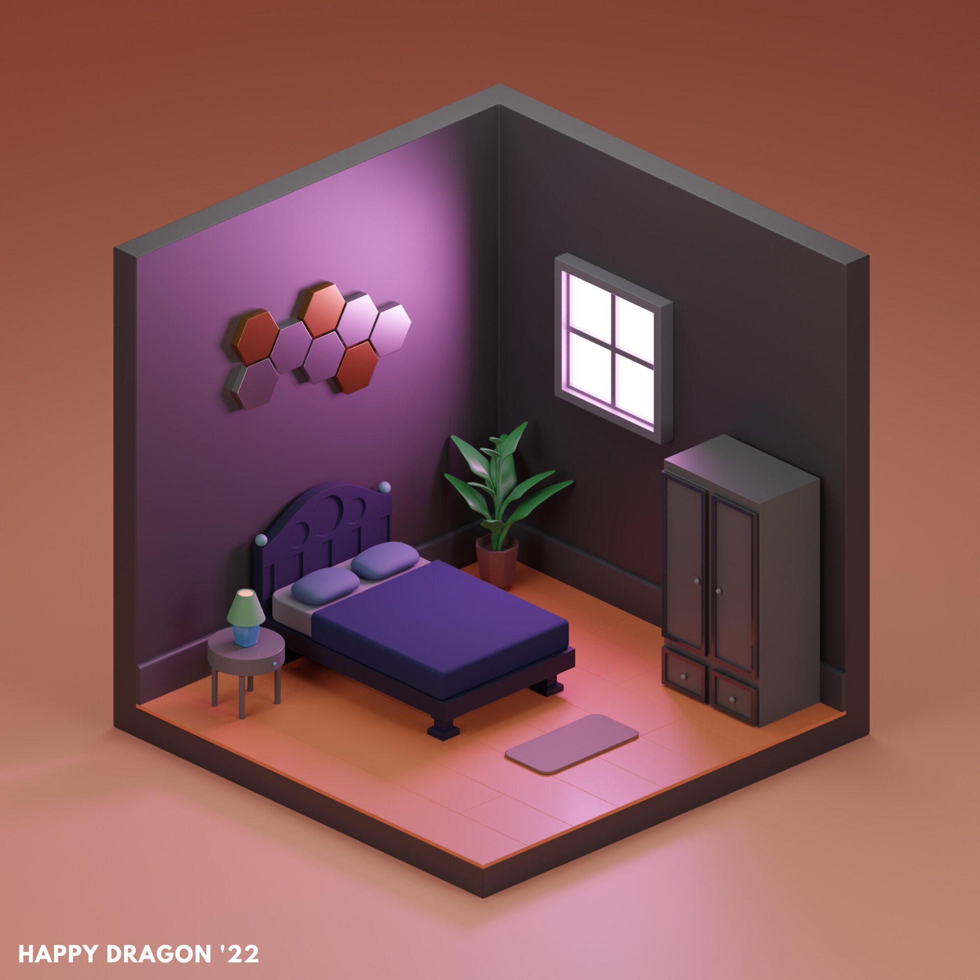 ArtStation - Isometric Room Design