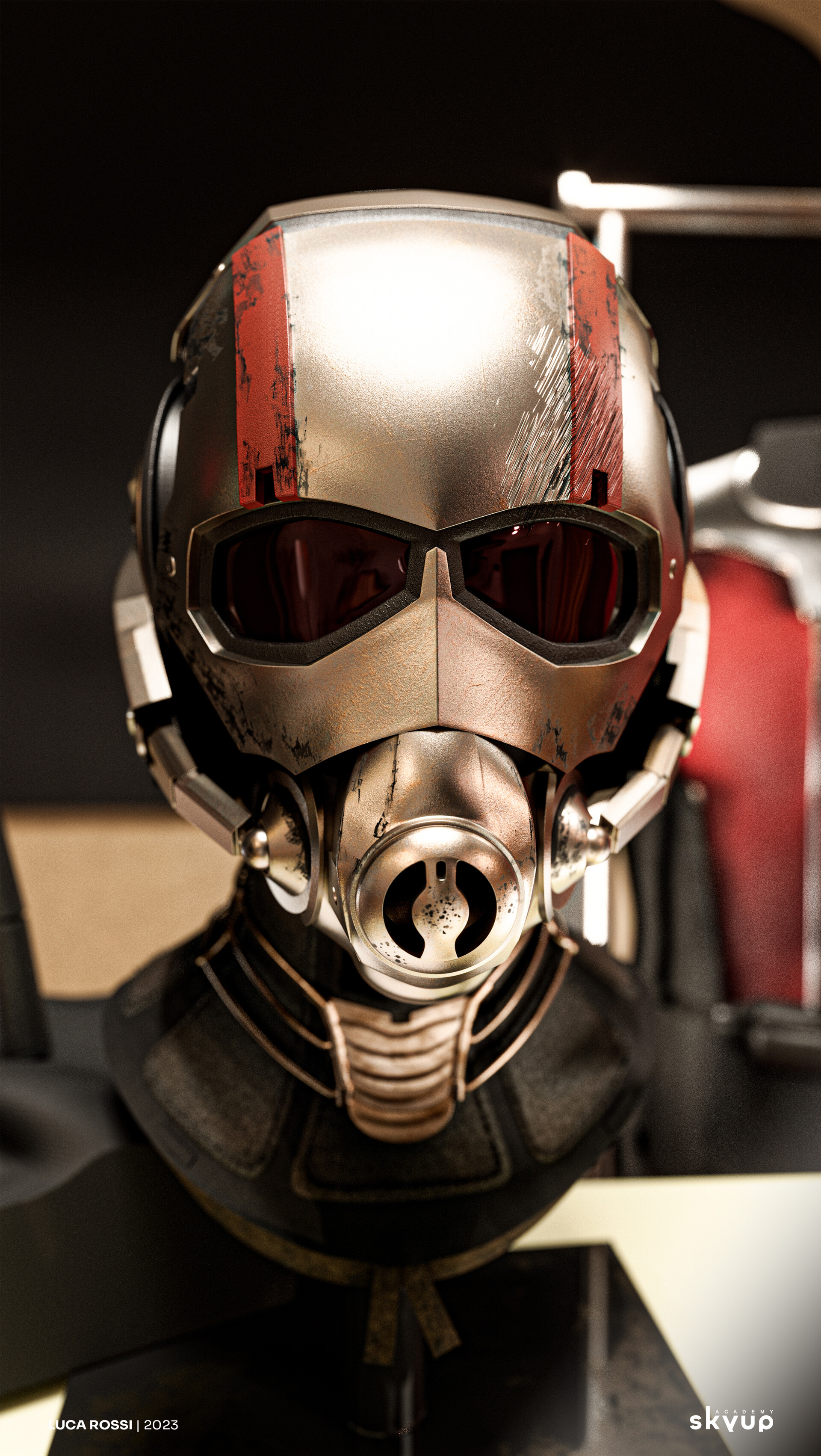 ArtStation - Ant-Man helmet