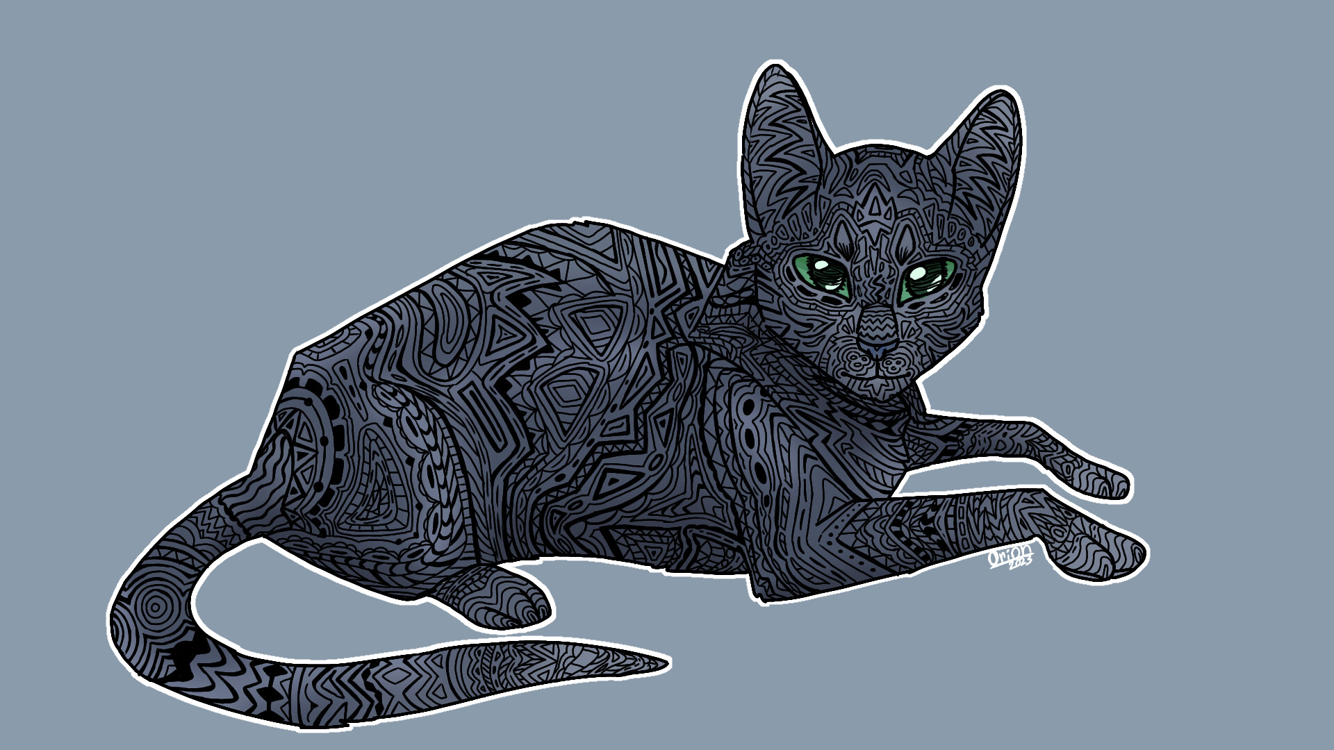 ArtStation - Doodle Design Cat