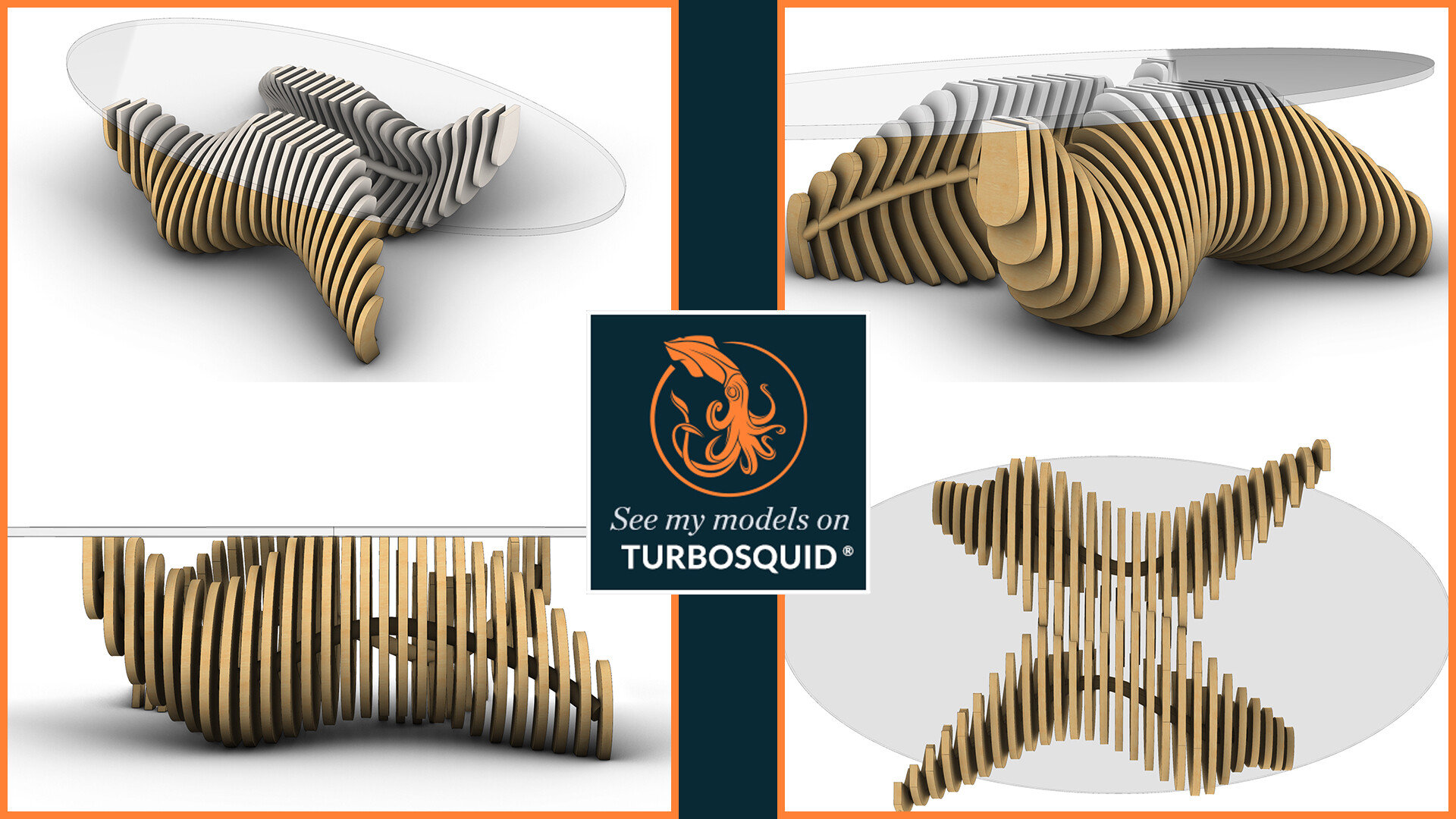 Ayman Ibrahim - Free 3D Model - Parametric Table