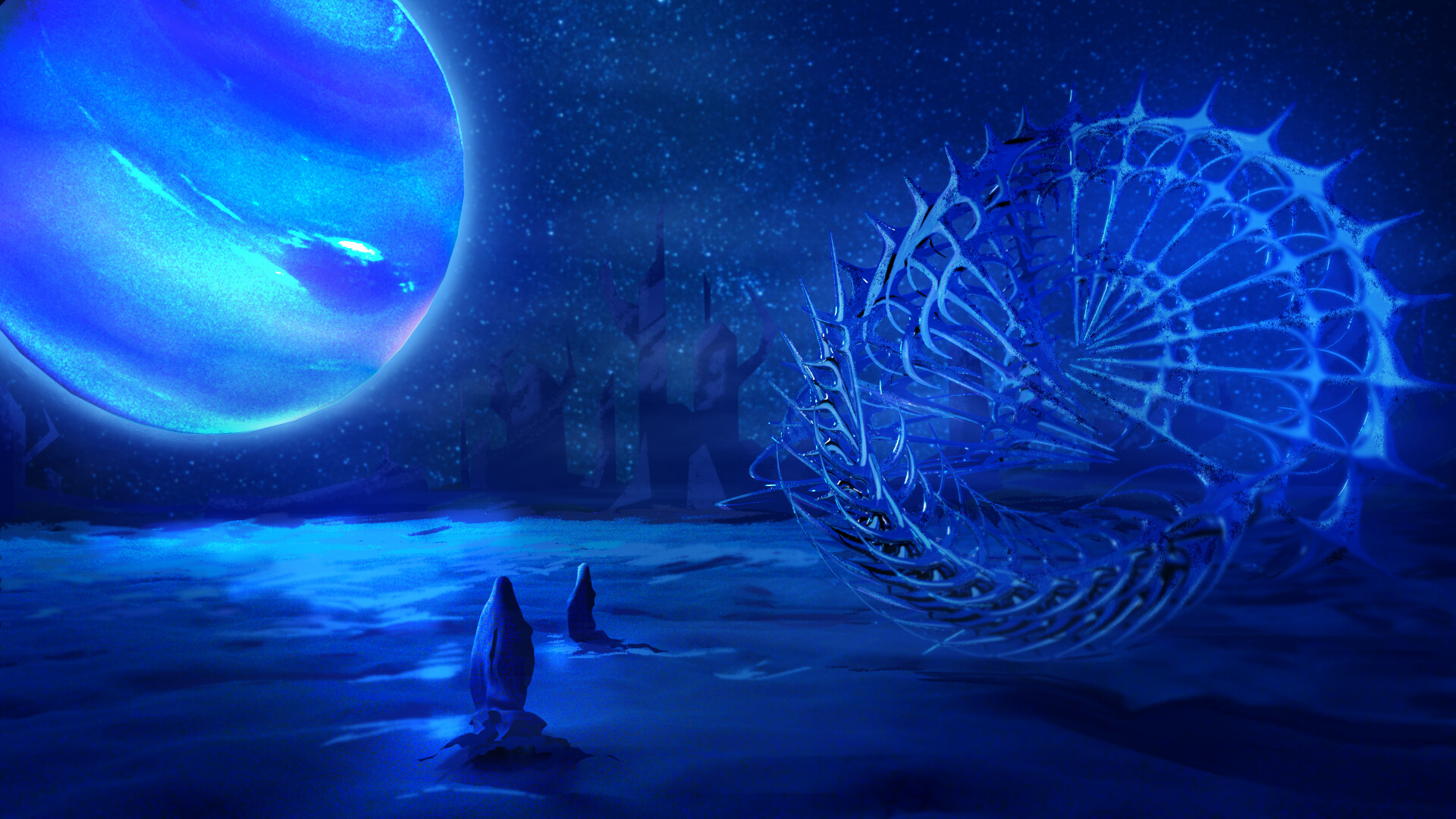 ArtStation - Blue Planet