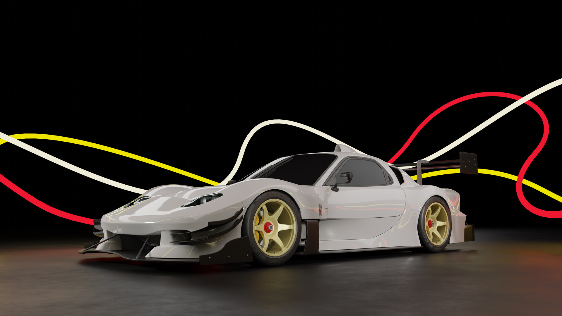 ArtStation - Time Attack Mazda RX-7