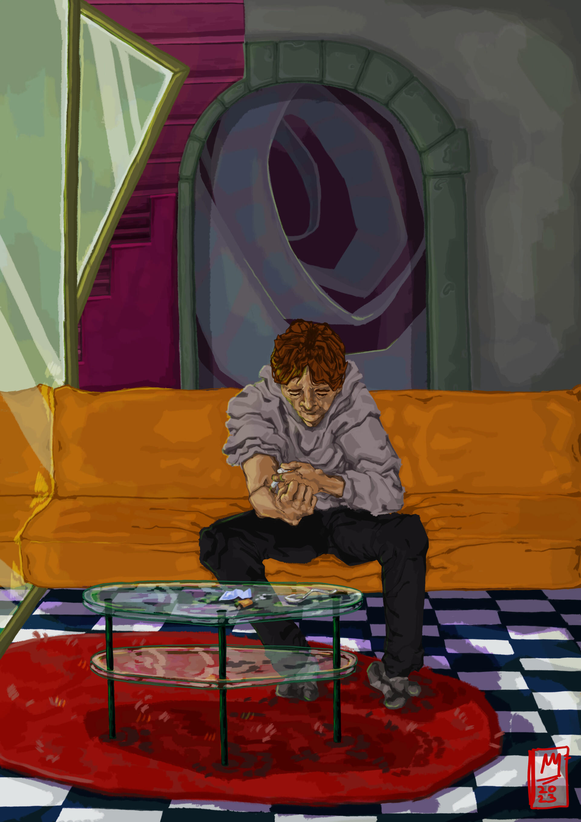 ArtStation - "Tripping off"