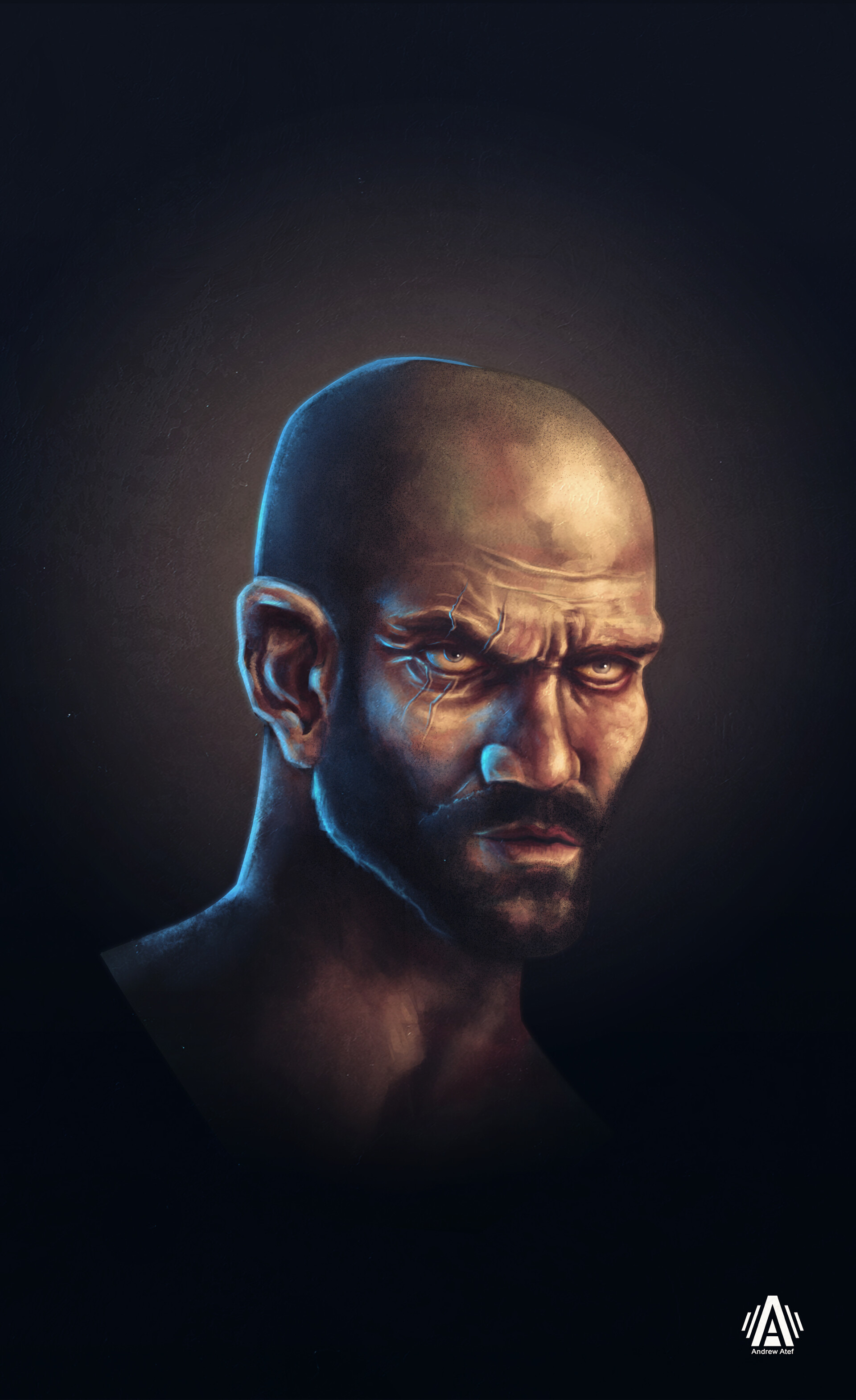 ArtStation - Bald Head Concept