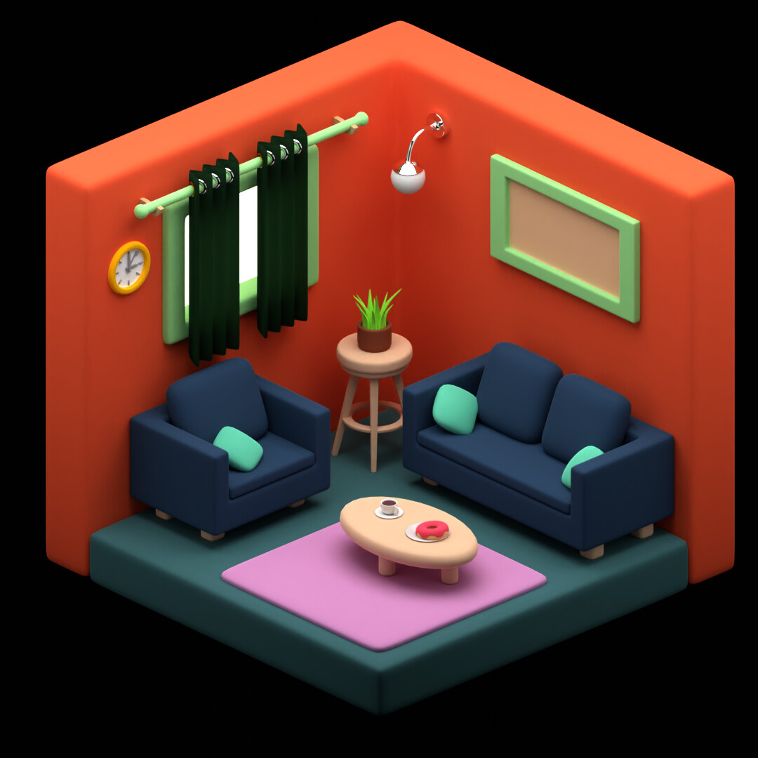 ArtStation - 3D Room