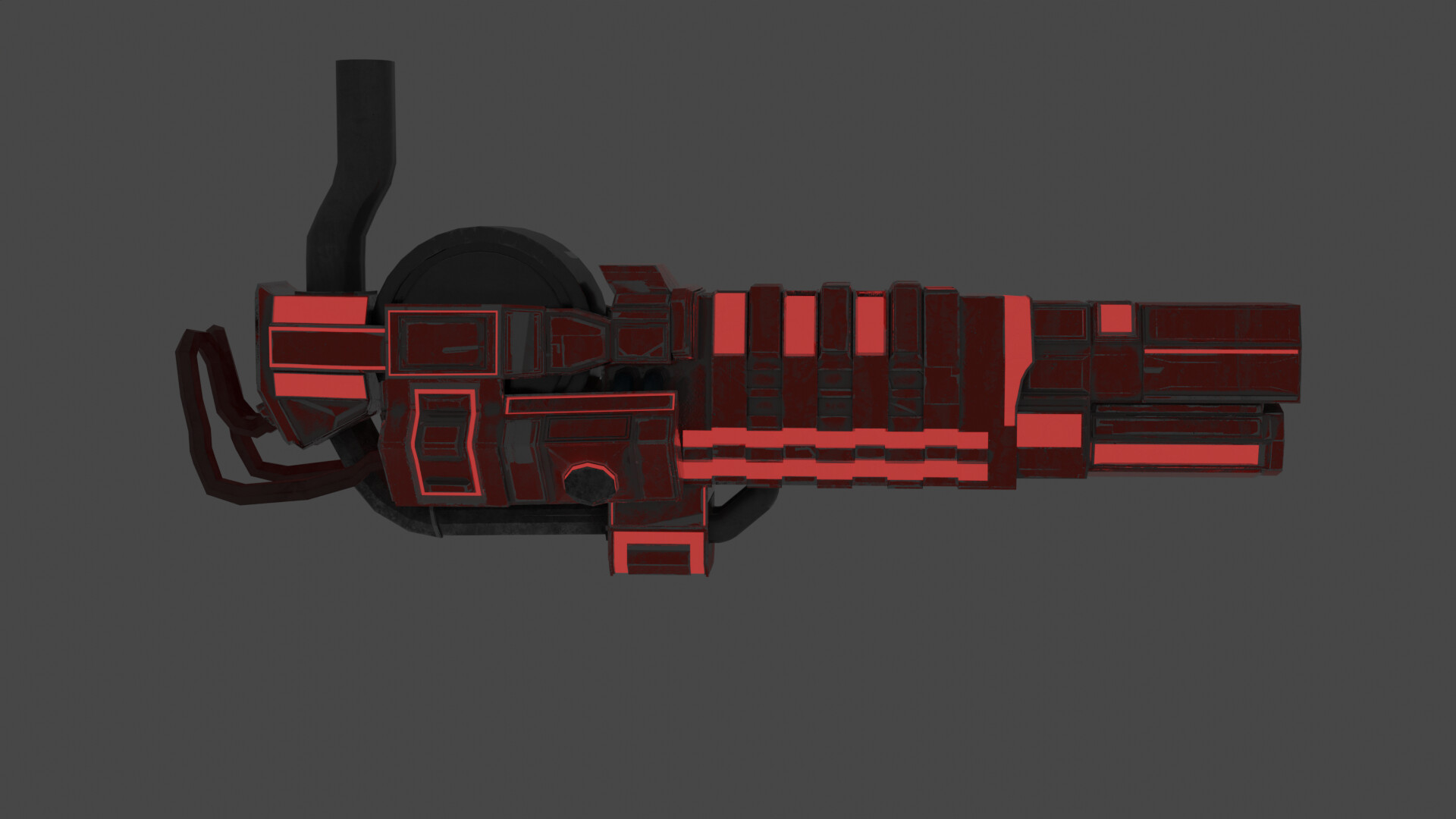 ArtStation - Cybertronian blaster Finished