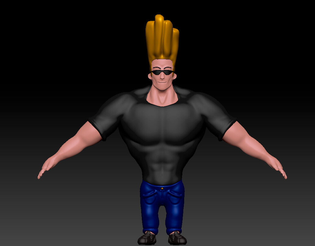 ArtStation - Johnny Bravo Prototype