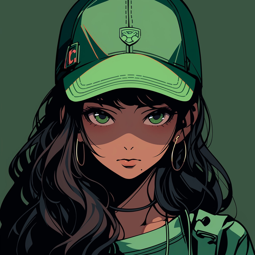 Dominic TT - Anime Portrait NFT style - Girl