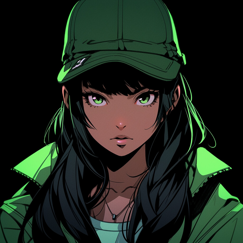 Dominic TT - Anime Portrait NFT style - Girl