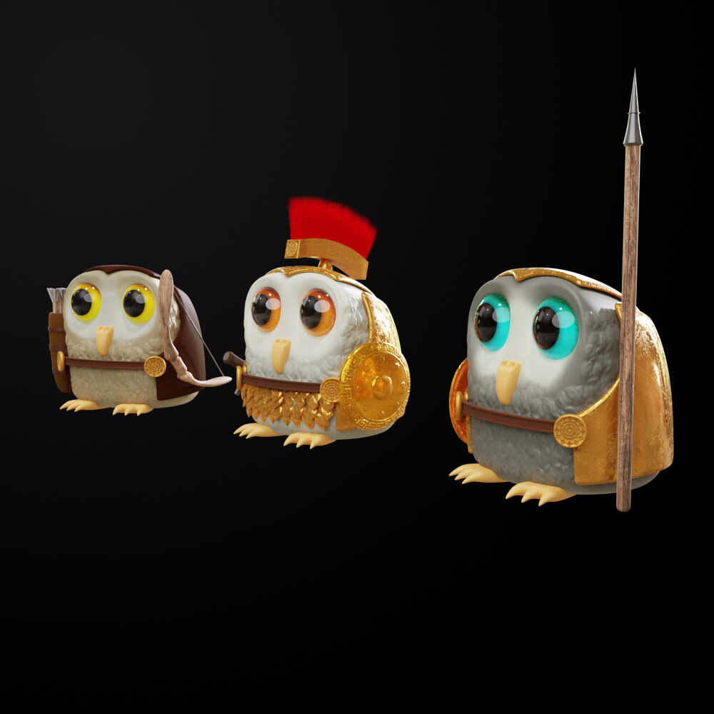 ArtStation - Owl Soldiers