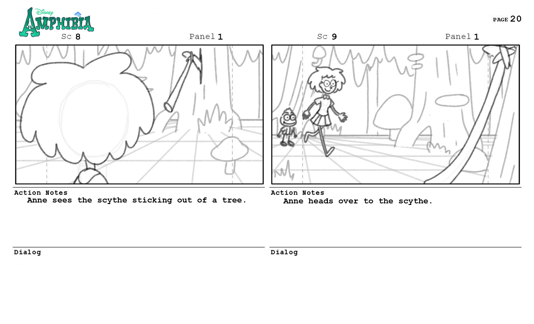 Amphibia Storyboard Exercise by Shadrak Wilde — ProUser.Me