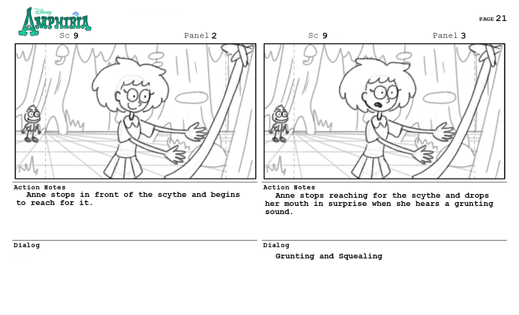 Amphibia Storyboard Exercise by Shadrak Wilde — ProUser.Me
