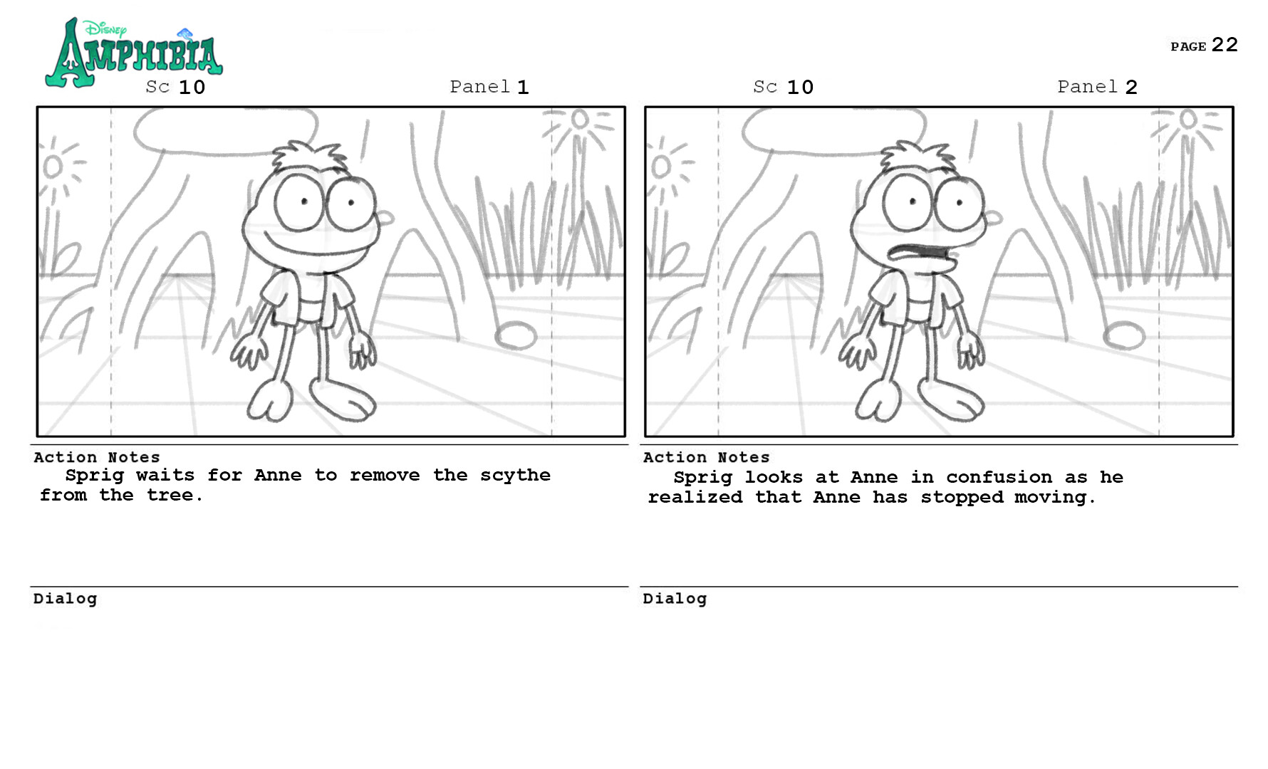 Amphibia Storyboard Exercise by Shadrak Wilde — ProUser.Me