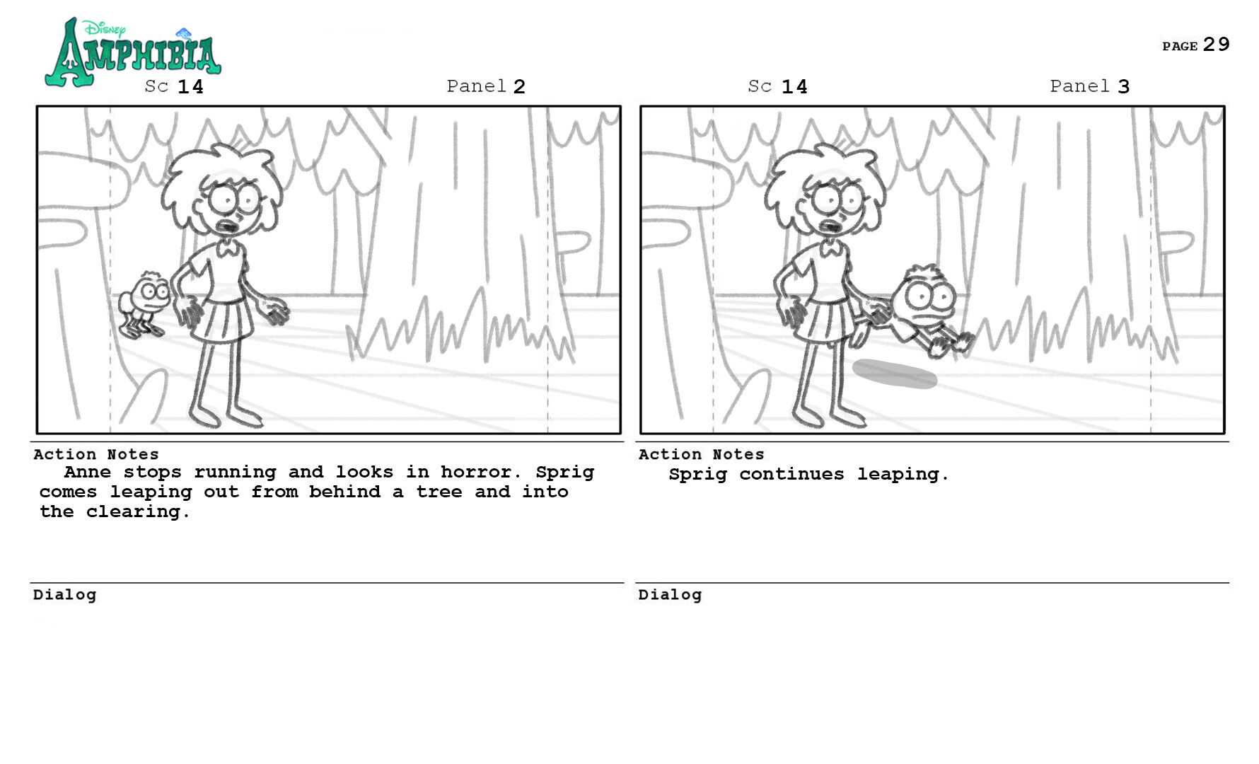 Shadrak Wilde - Amphibia Storyboard Exercise