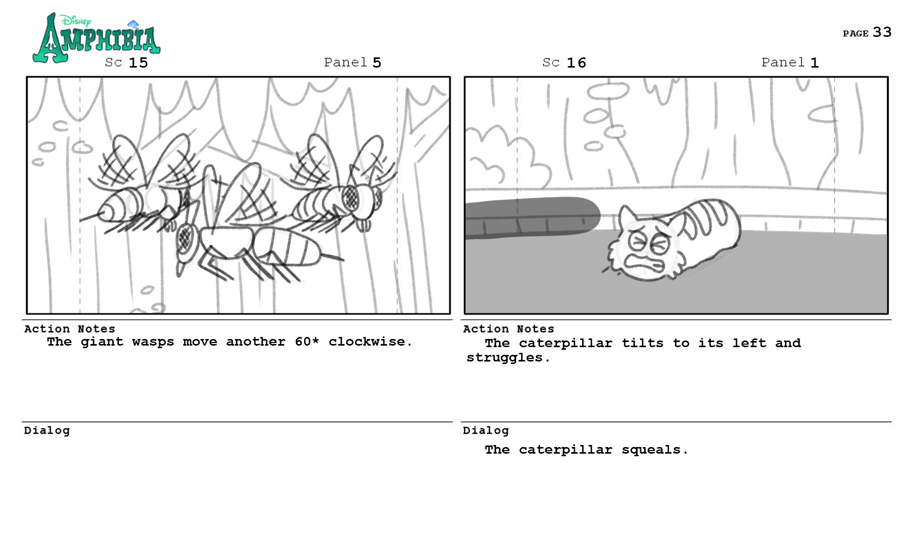 Shadrak Wilde - Amphibia Storyboard Exercise