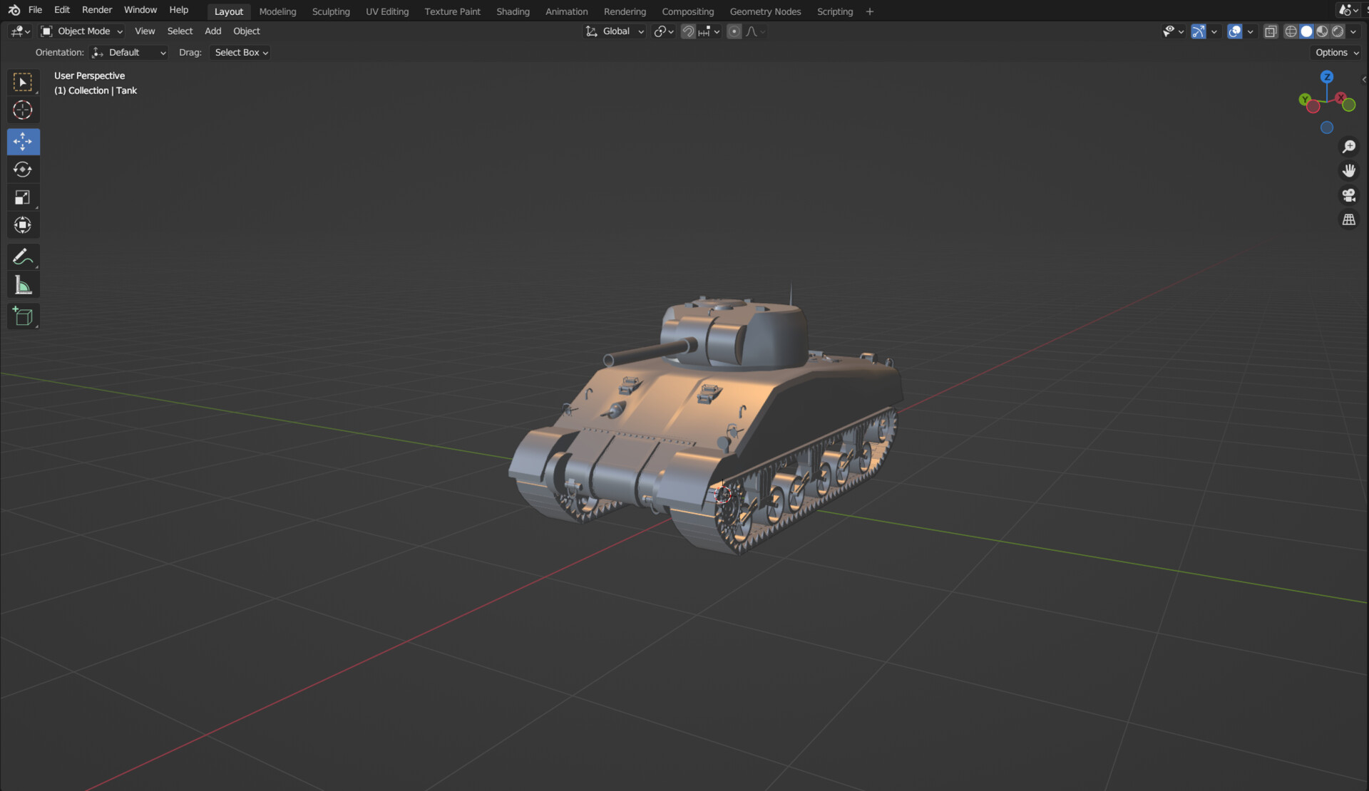 ArtStation - World War II U.S. Sherman Model