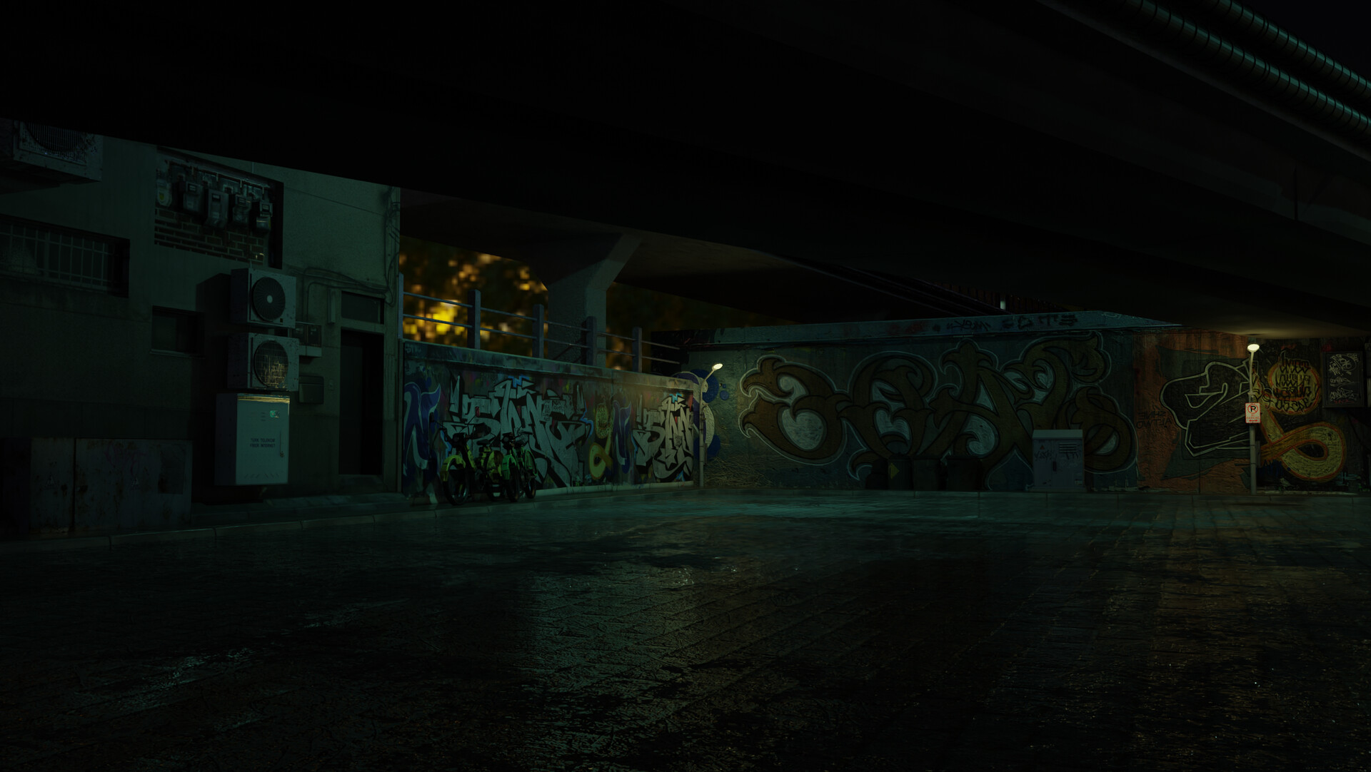 ArtStation - Cyberpunk Street Scene | Blender